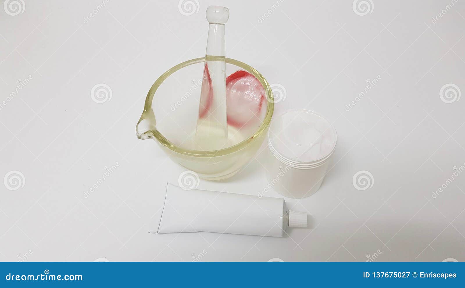 Ointment compounding stock image. Image of medicament - 137675027