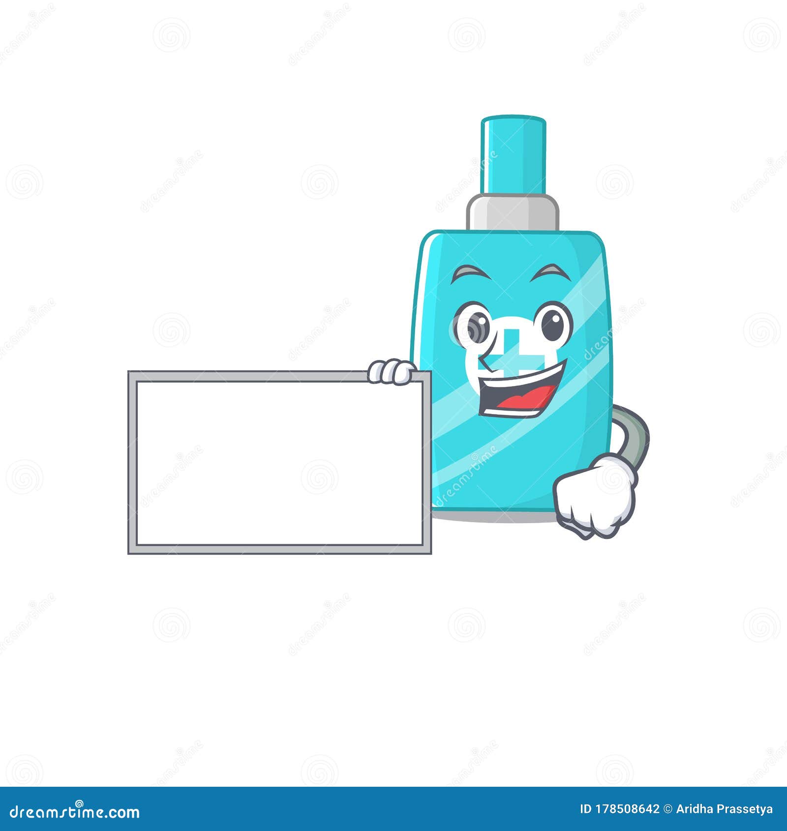 Ointment Cream Cartoon Character Design Style with Board Stock Vector ...