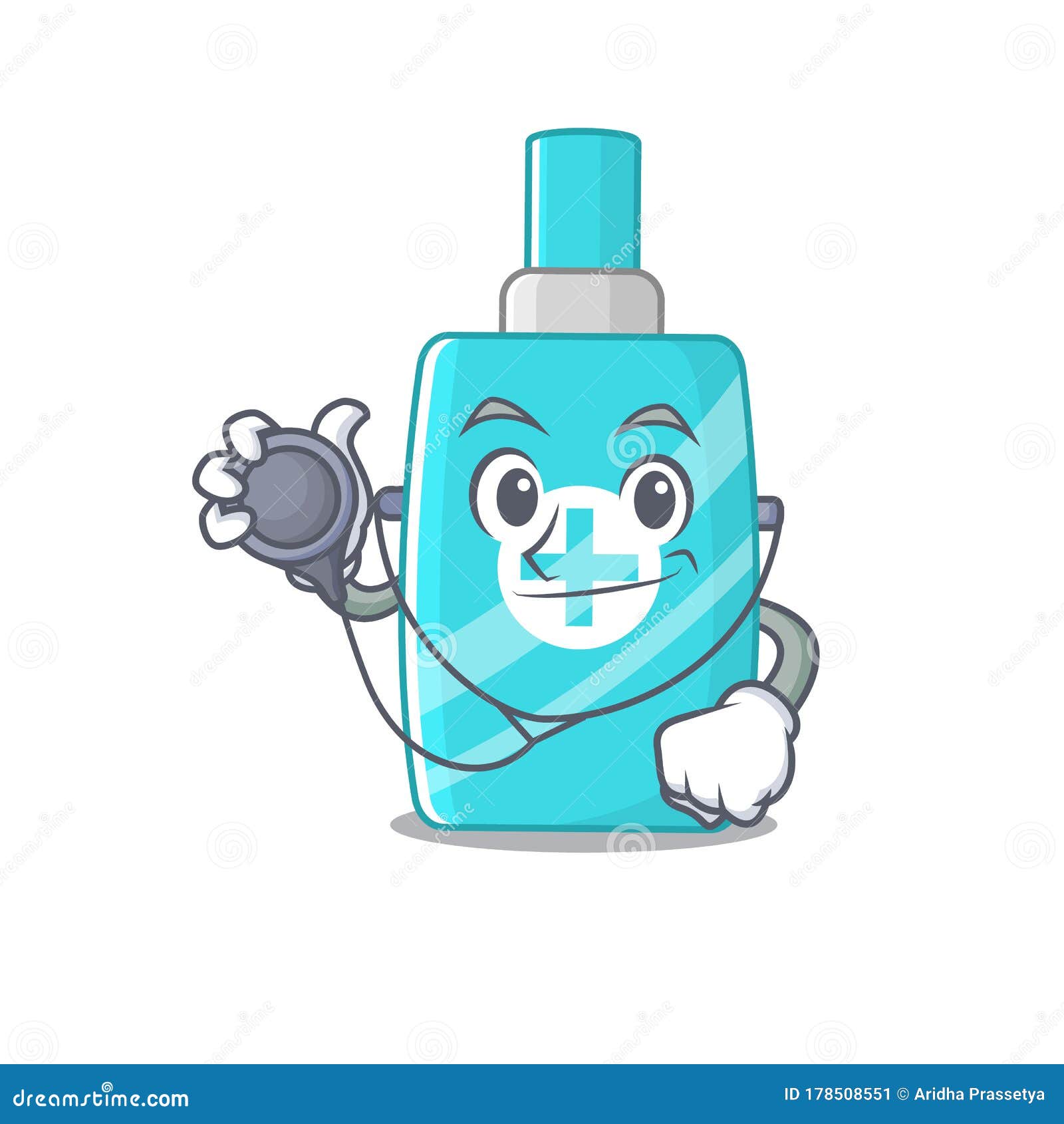 Ointment Cream in Doctor Cartoon Character with Tools Stock Vector ...