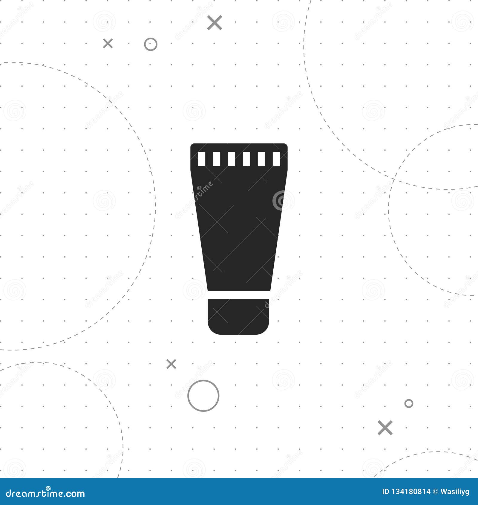 Ointment icon stock vector. Illustration of advertising - 134180814