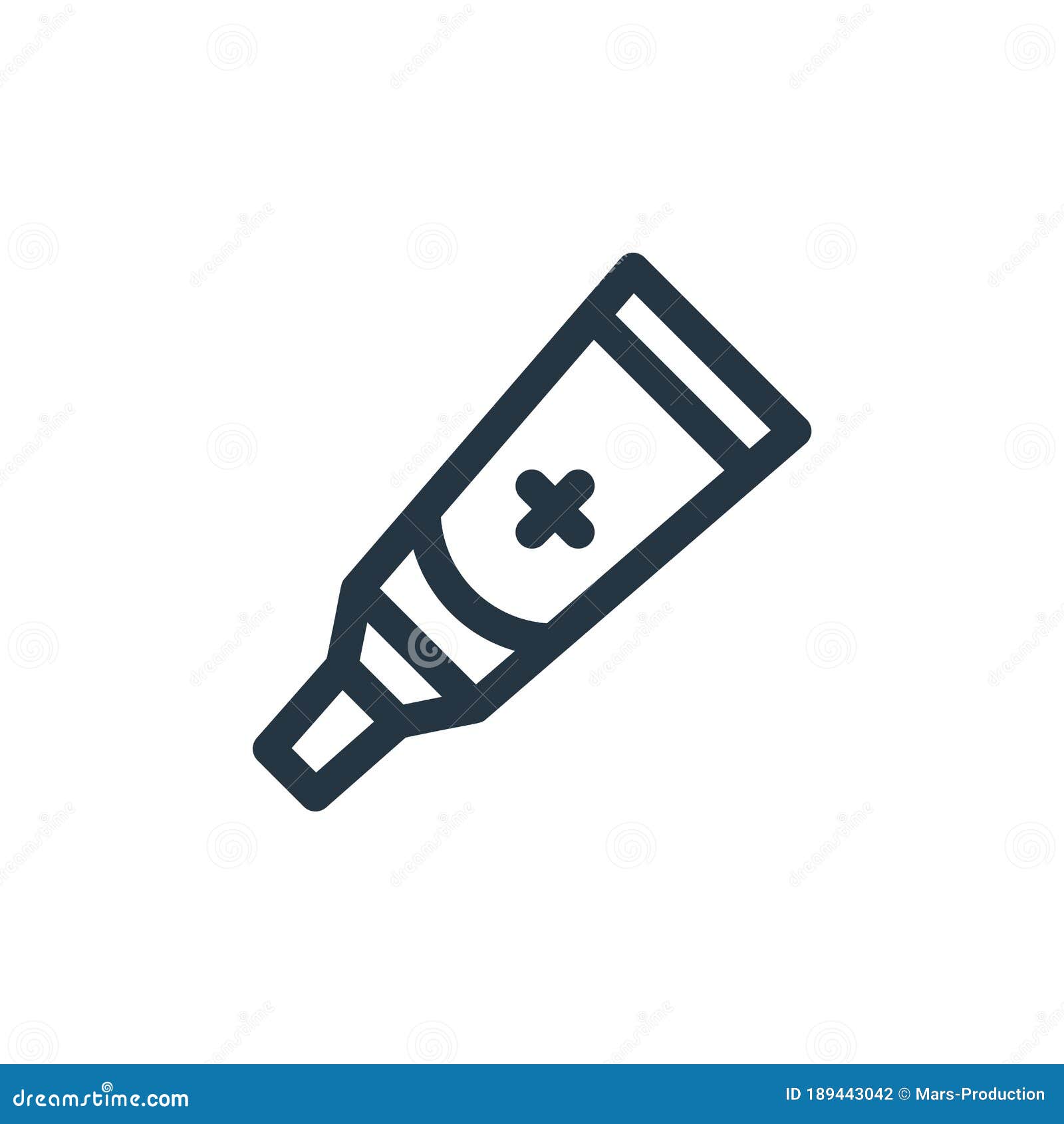 Ointment Vector Icon On White Background. Flat Vector Ointment Icon ...