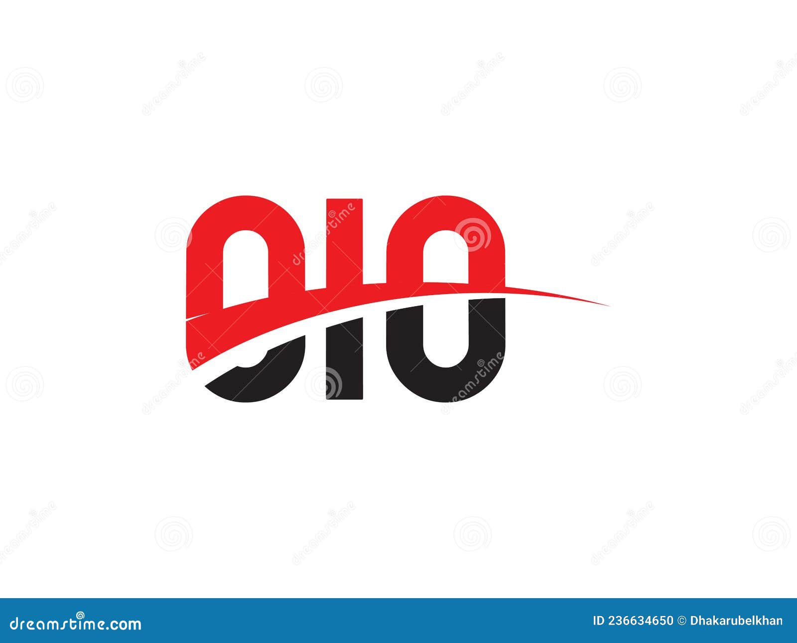 OIO Letter Initial Logo Design Vector Illustration Stock Vector ...