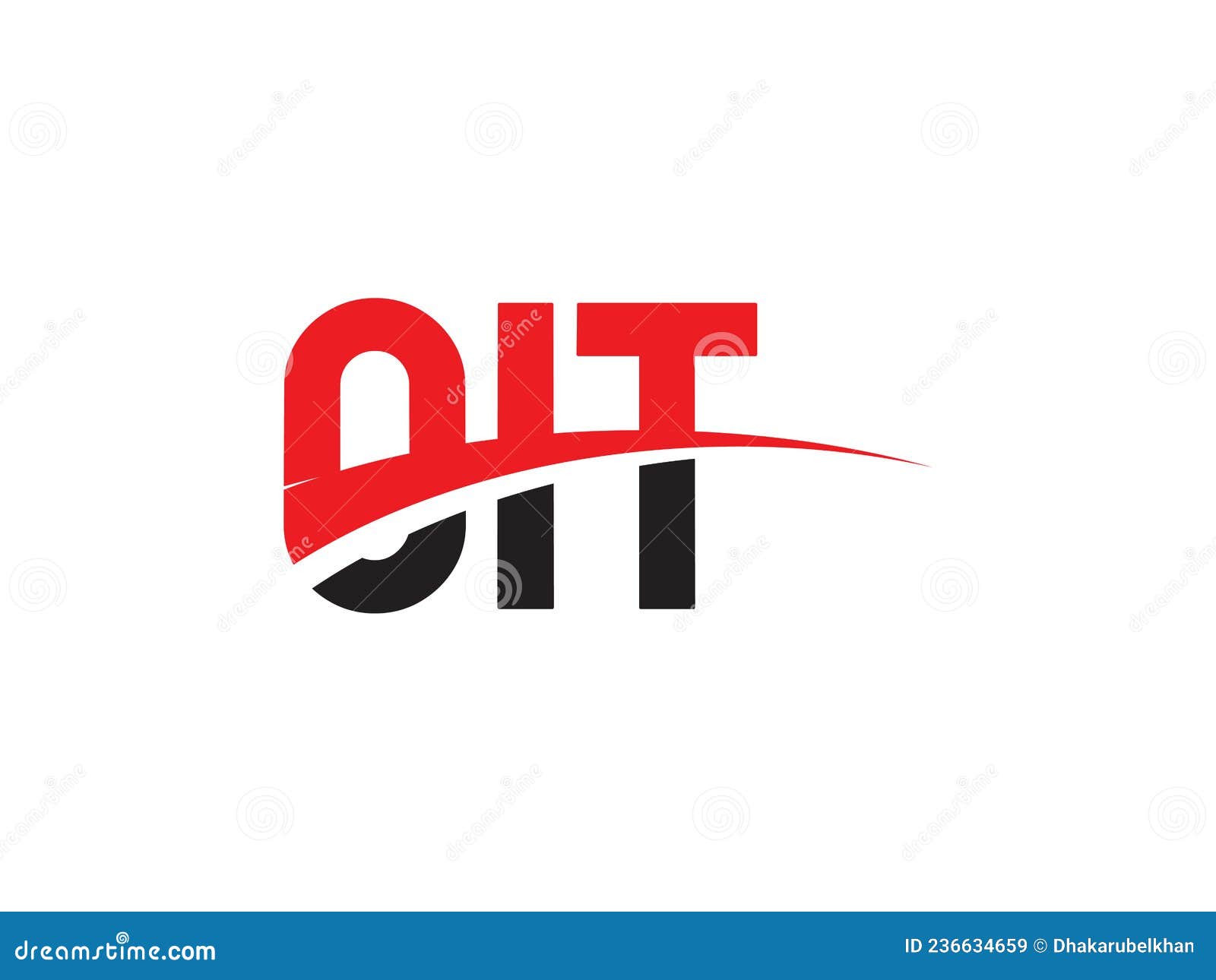 OIT Letter Initial Logo Design Vector Illustration Stock Vector ...