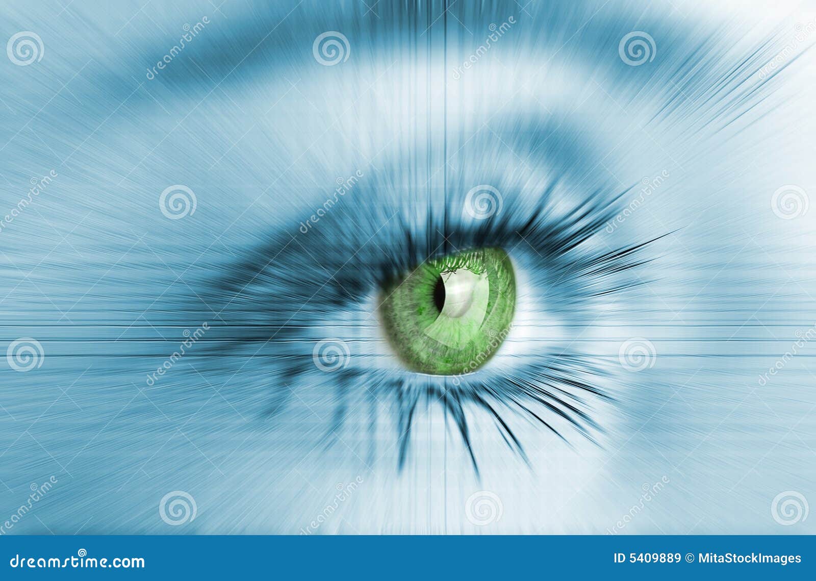 Ojo imagen de archivo. Imagen de rimel, observar, hipnotice - 5409889