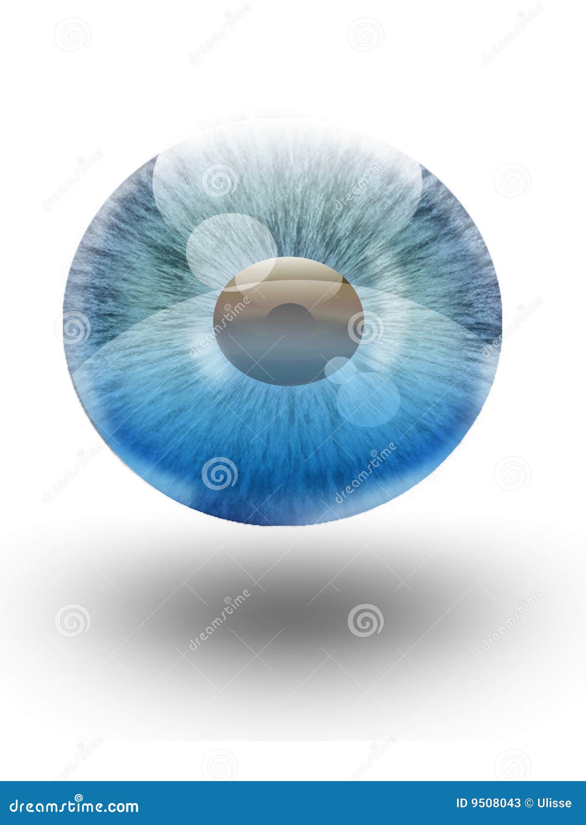 Ojo stock de ilustración. Ilustración de elementos, mirando - 9508043