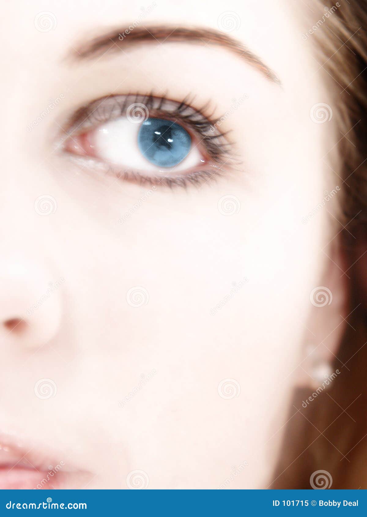 Ojo azul imagen de archivo. Imagen de adulto, parte, gente - 101715
