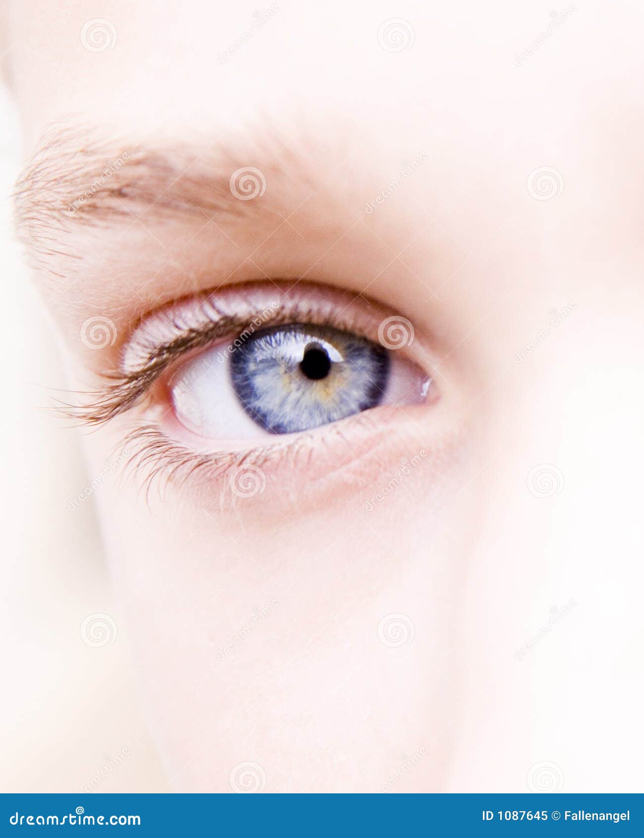 Ojo azul imagen de archivo. Imagen de hombres, adulto - 1087645