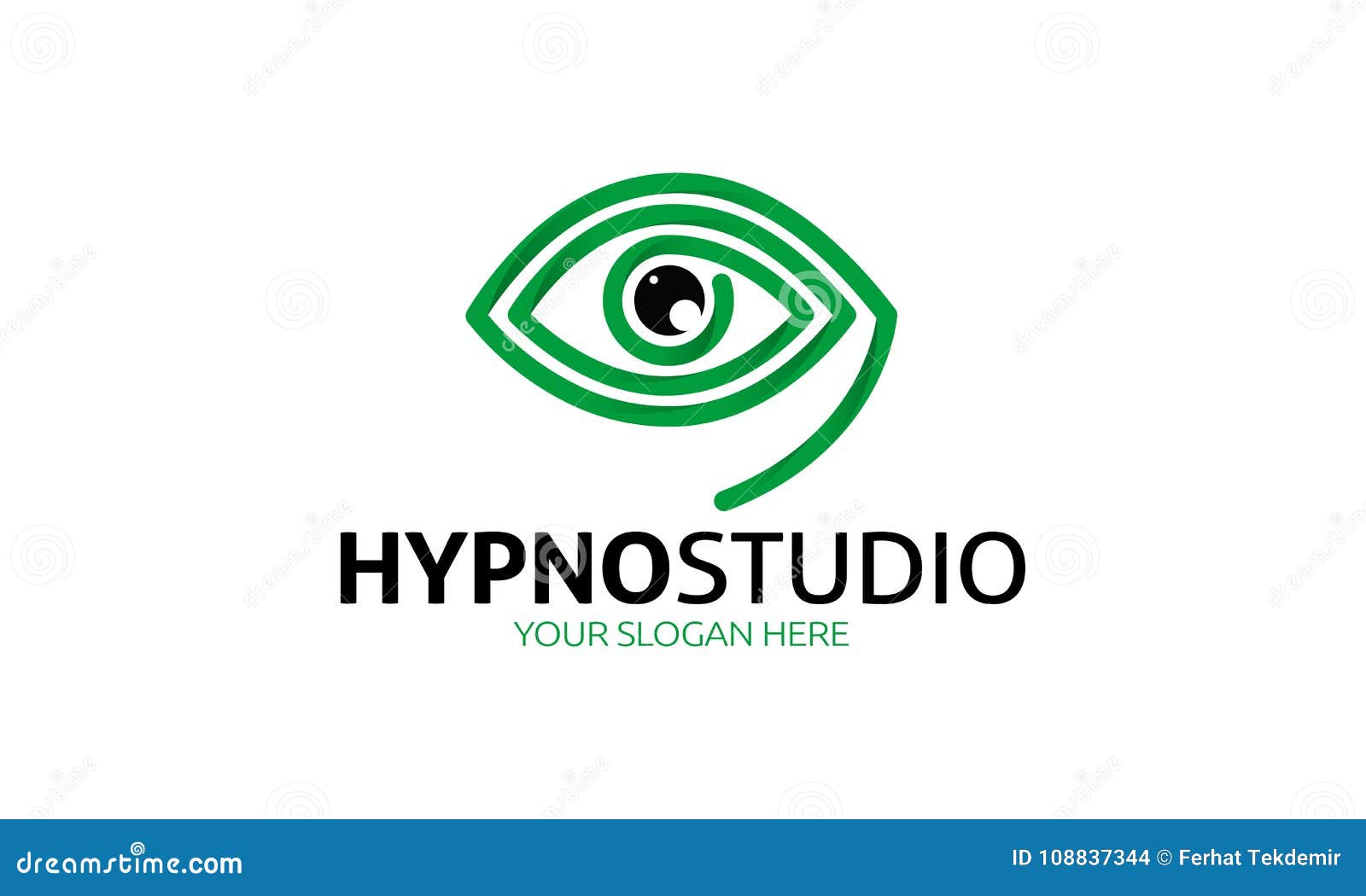 Ojo Logo Template ilustración del vector. Ilustración de situe - 108837344
