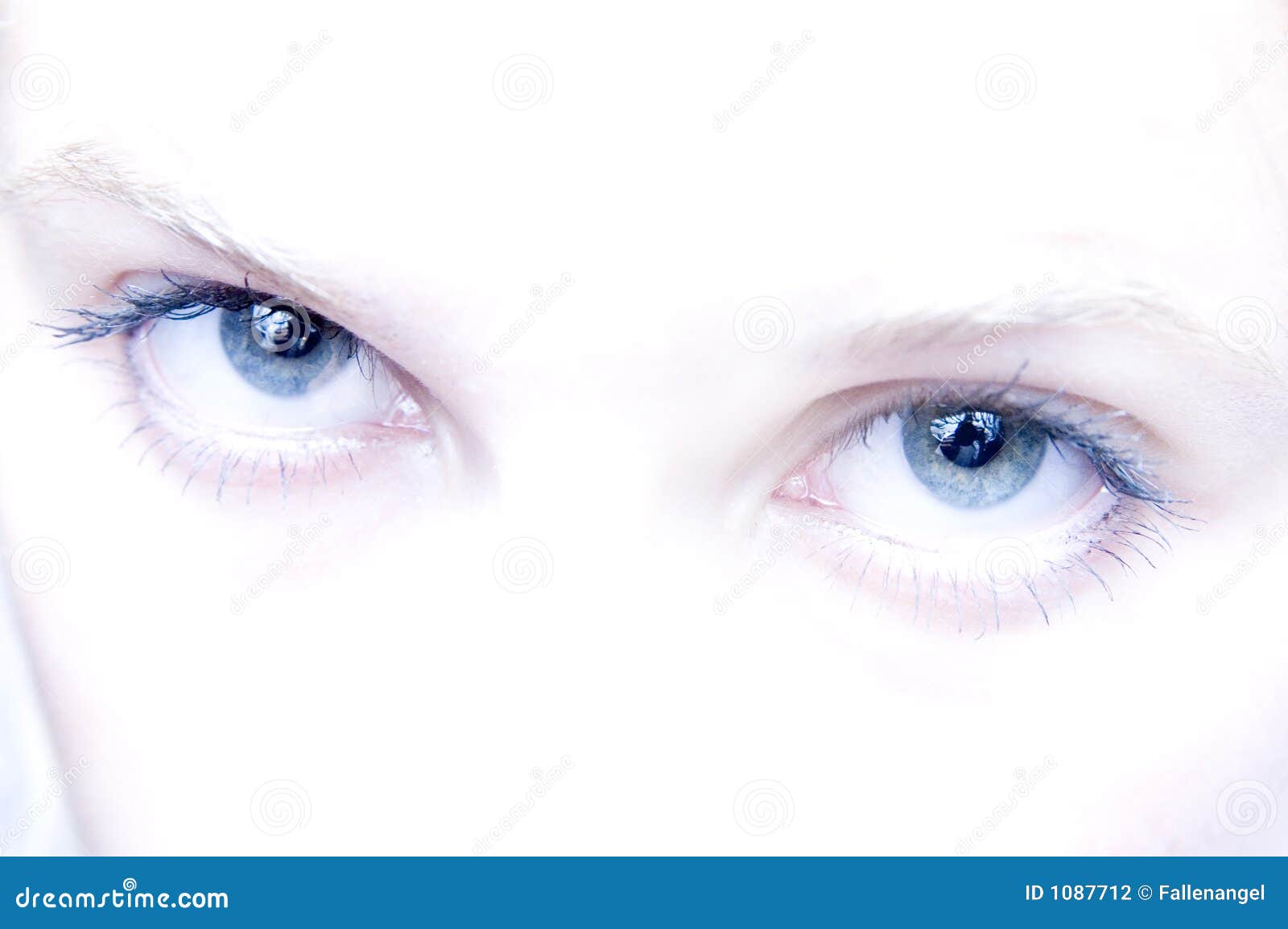 Ojos azules foto de archivo. Imagen de cierre, belleza - 1087712