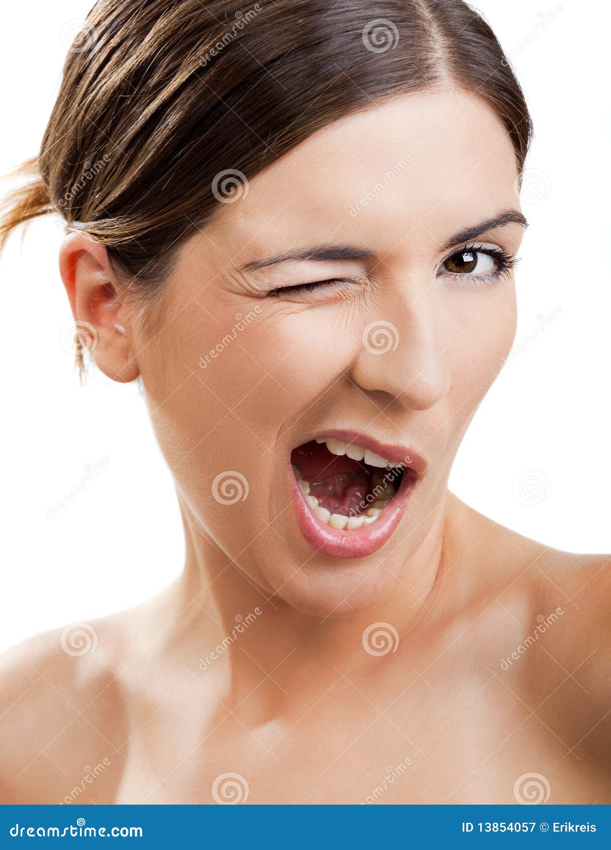 Ojos del parpadeo imagen de archivo. Imagen de mujer - 13854057