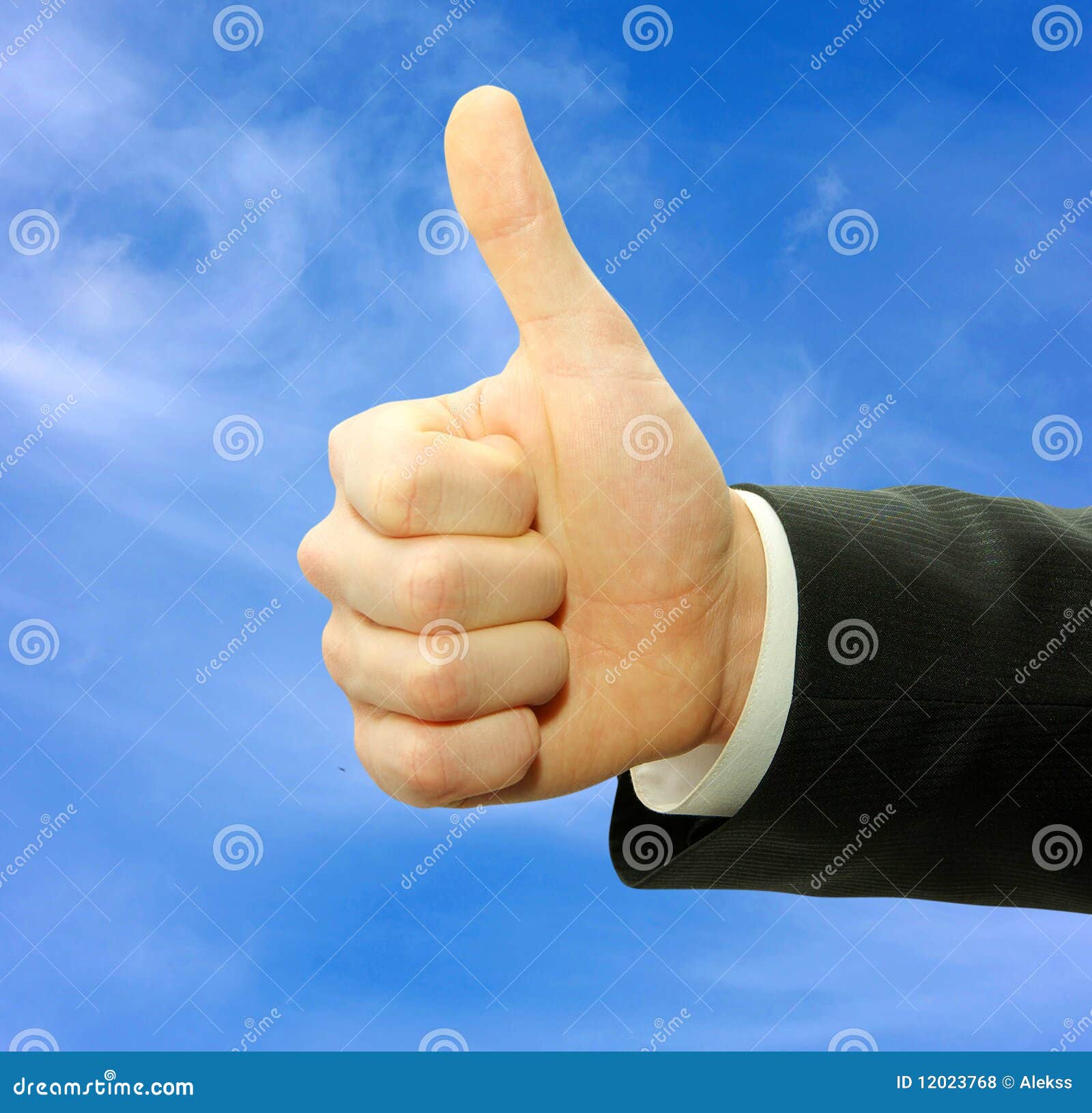 Ok stock photo. Image of white, finger, business, isolated - 12023768