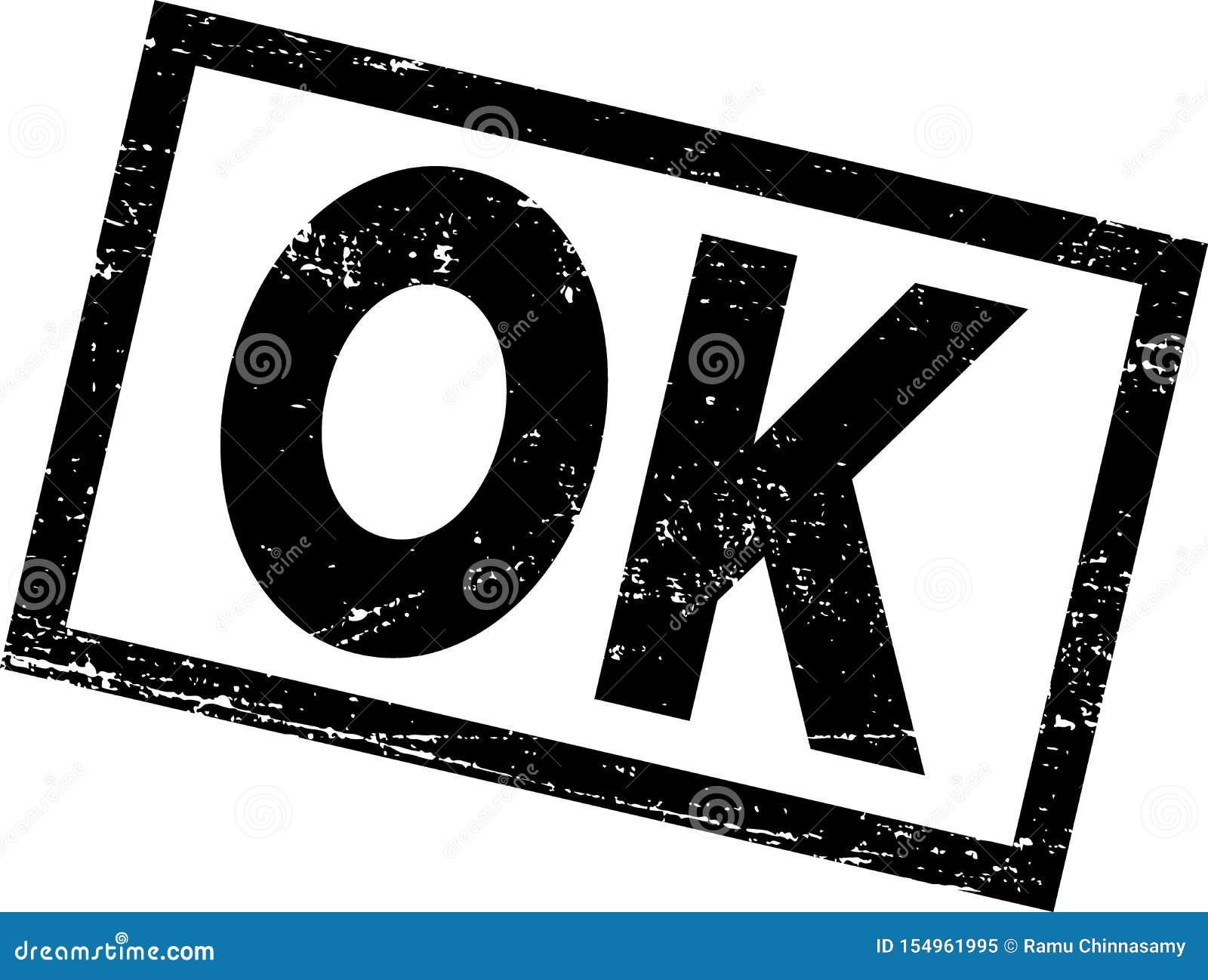 Ok tested stamp stock vector. Illustration of designed - 154961995