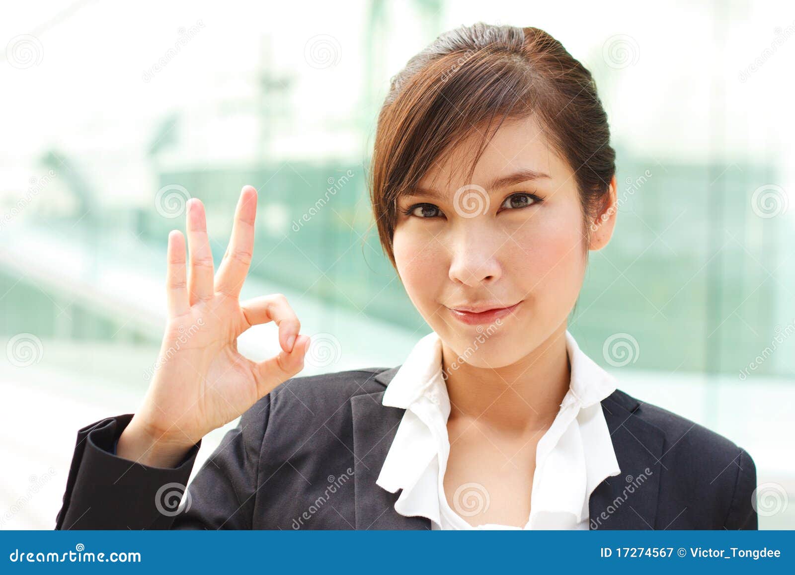 OK! stock image. Image of girl, correct, confident, good - 17274567