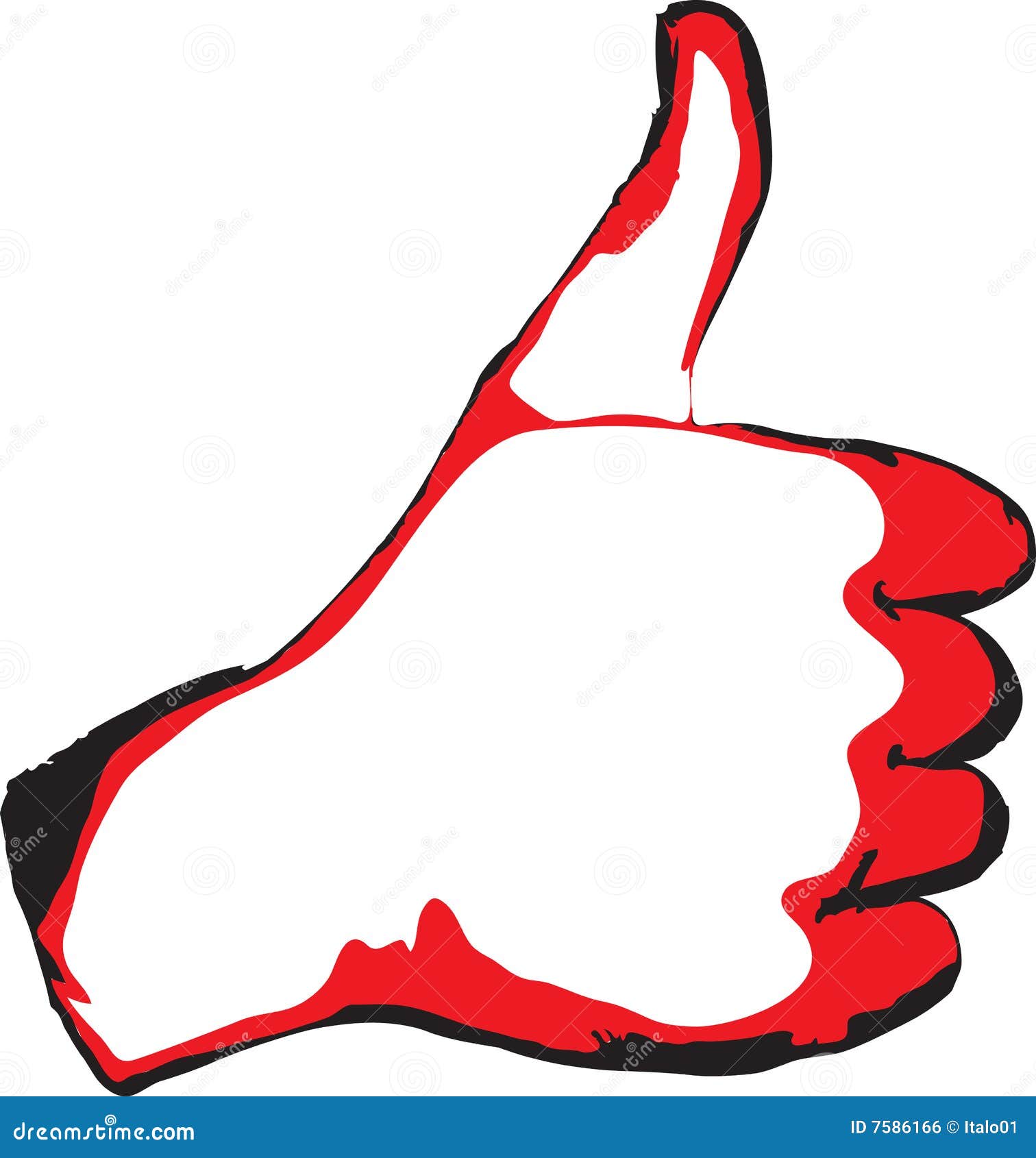 Ok stock vector. Illustration of hand, multilayer, graphic - 7586166