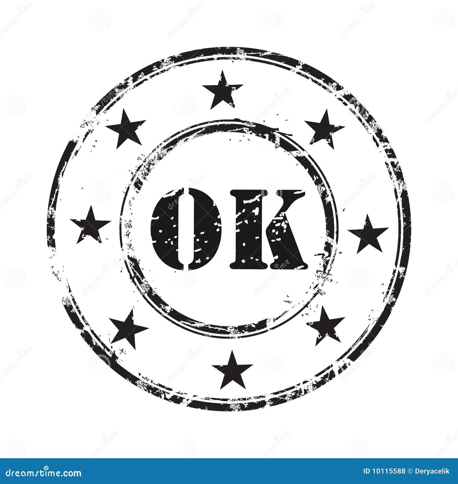 Ok Abstract Grunge Rubber Stamp Background Stock Vector - Illustration ...