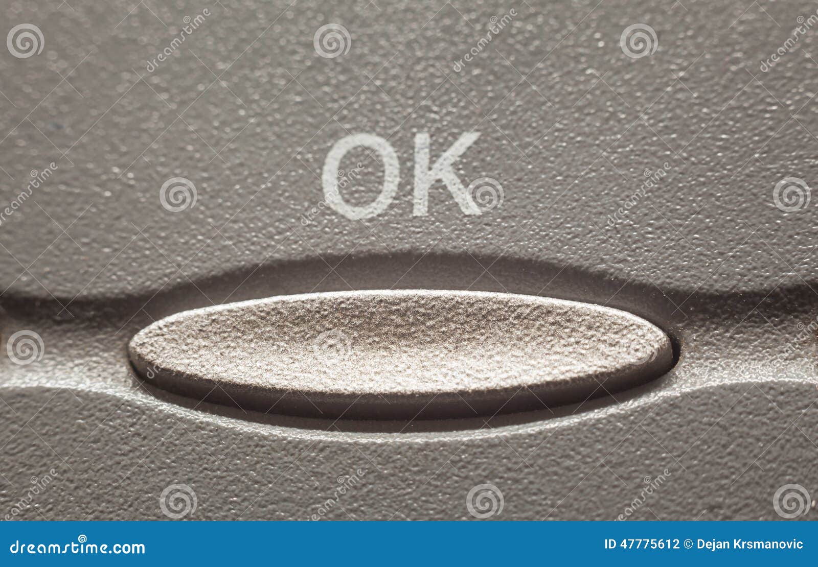 OK Button stock photo. Image of material, design, button - 47775612