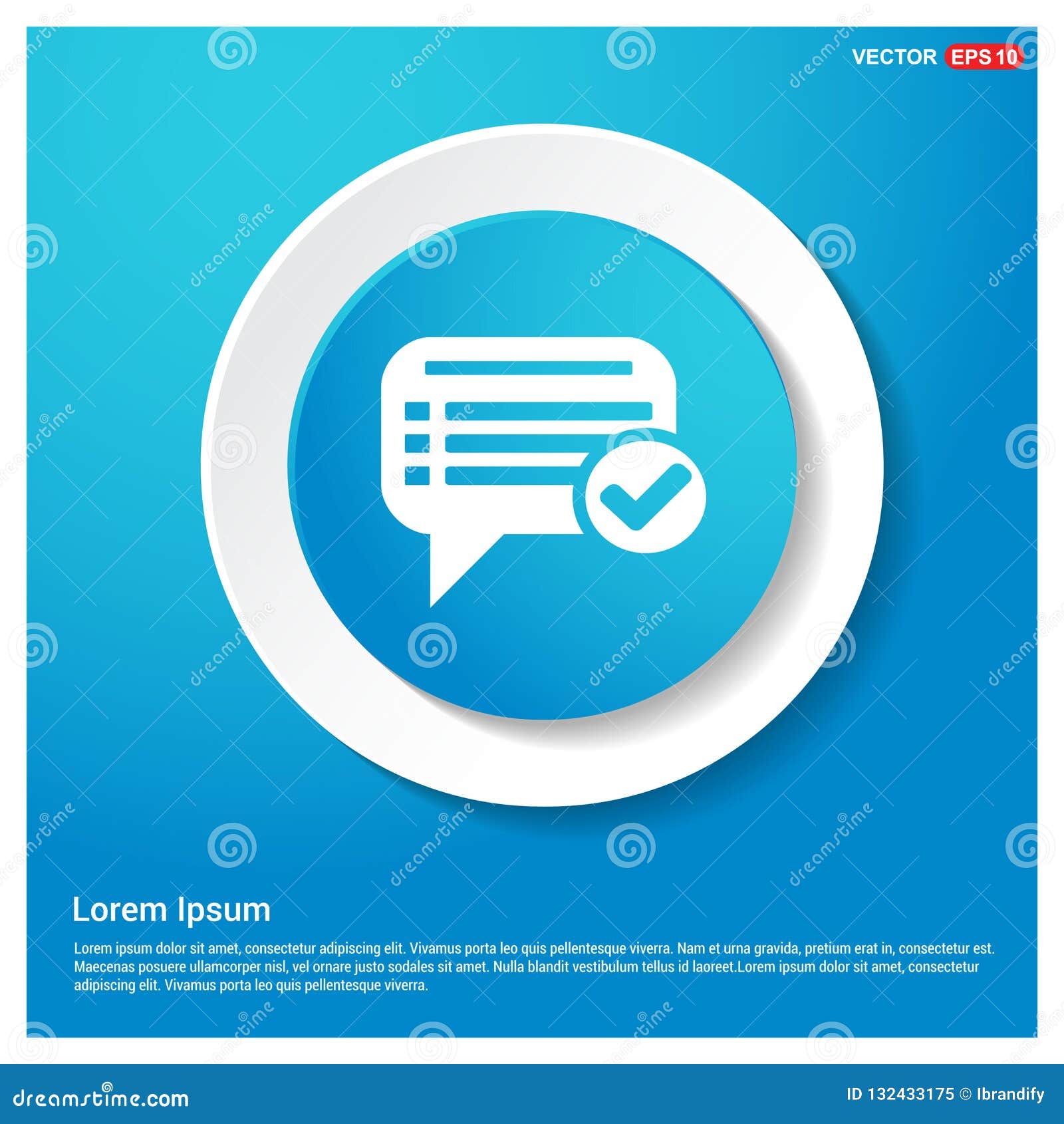 Ok Chat Speech Bubble stock vector. Illustration of collection - 132433175