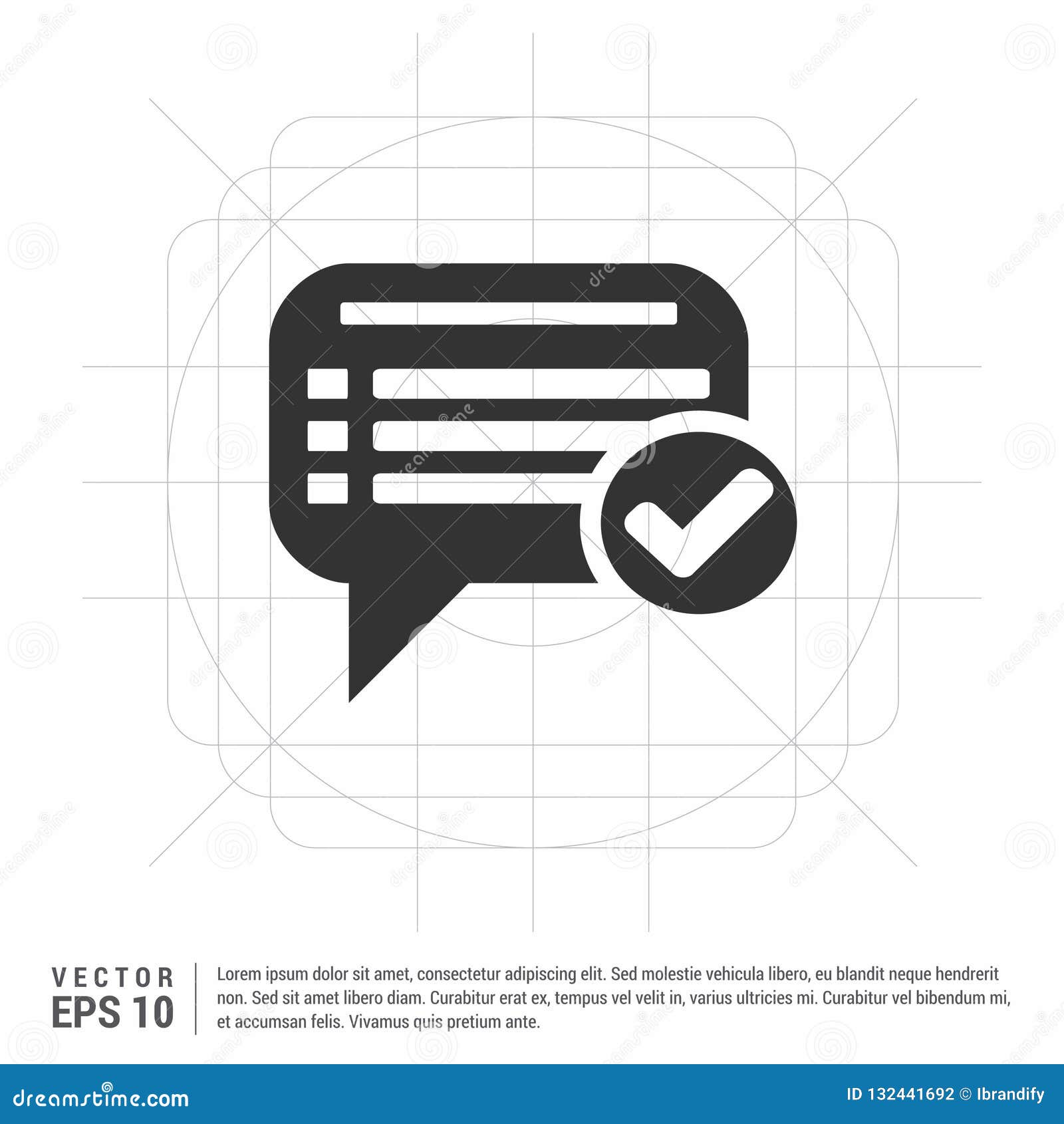 Ok Chat Speech Bubble stock vector. Illustration of logo - 132441692