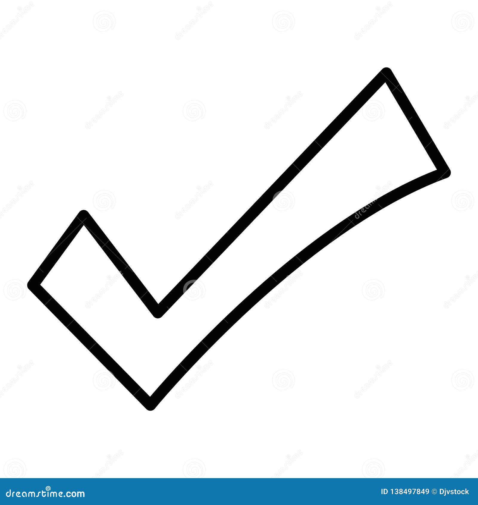 Ok check symbol icon stock vector. Illustration of question - 138497849