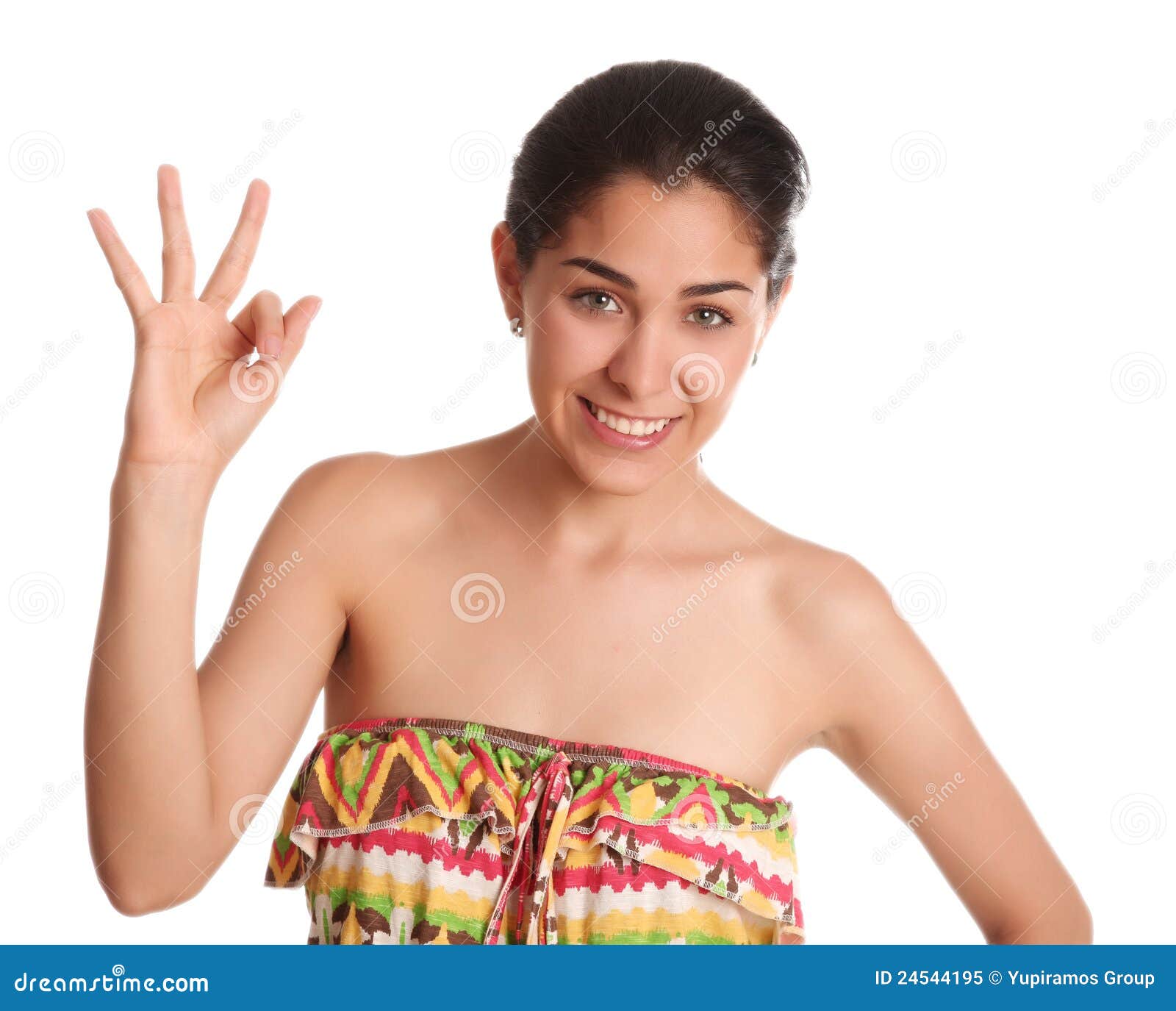 Ok Expression stock image. Image of people, good, pretty - 24544195