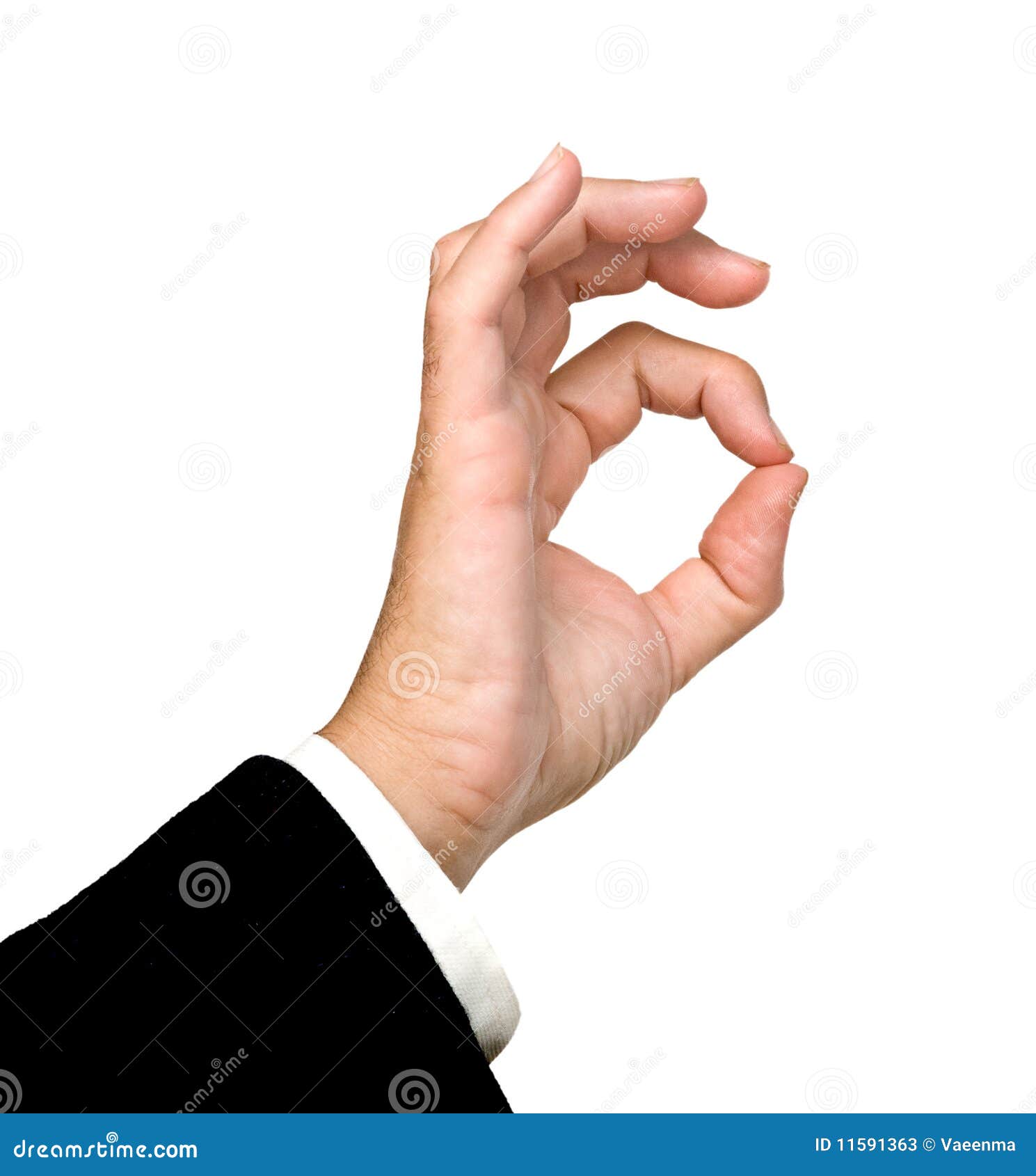 OK gesture stock image. Image of digit, male, finger - 11591363