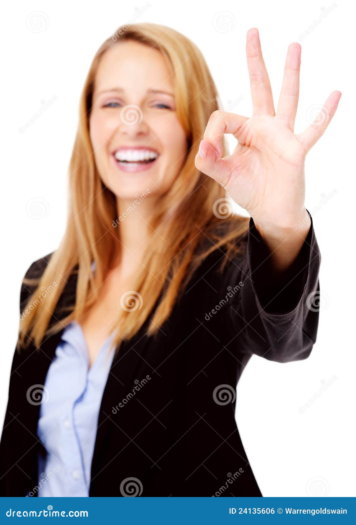 Ok hand gesture stock photo. Image of adult, positive - 24135606