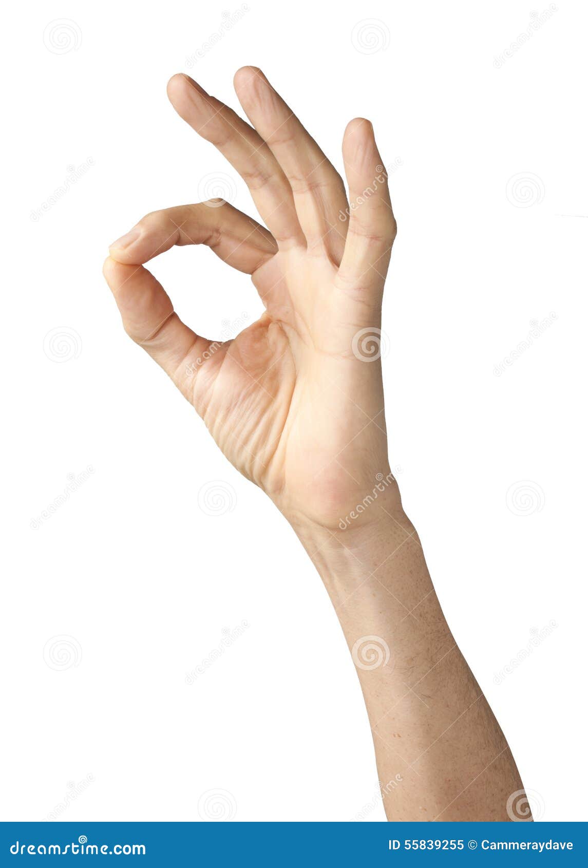 OK Hand Sign Isolated stock image. Image of concepts - 55839255