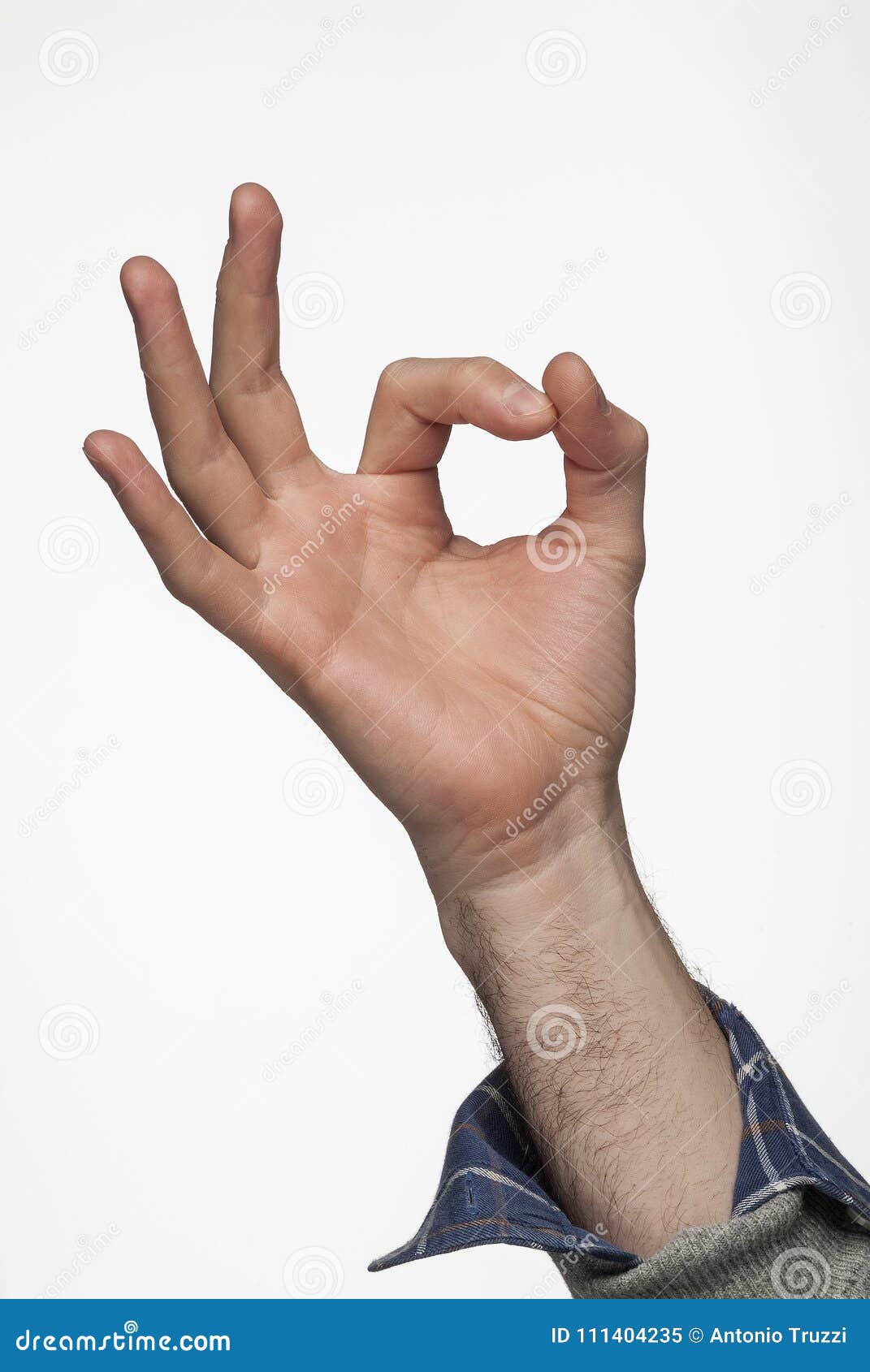 Ok hand sing gesture stock image. Image of positive - 111404235