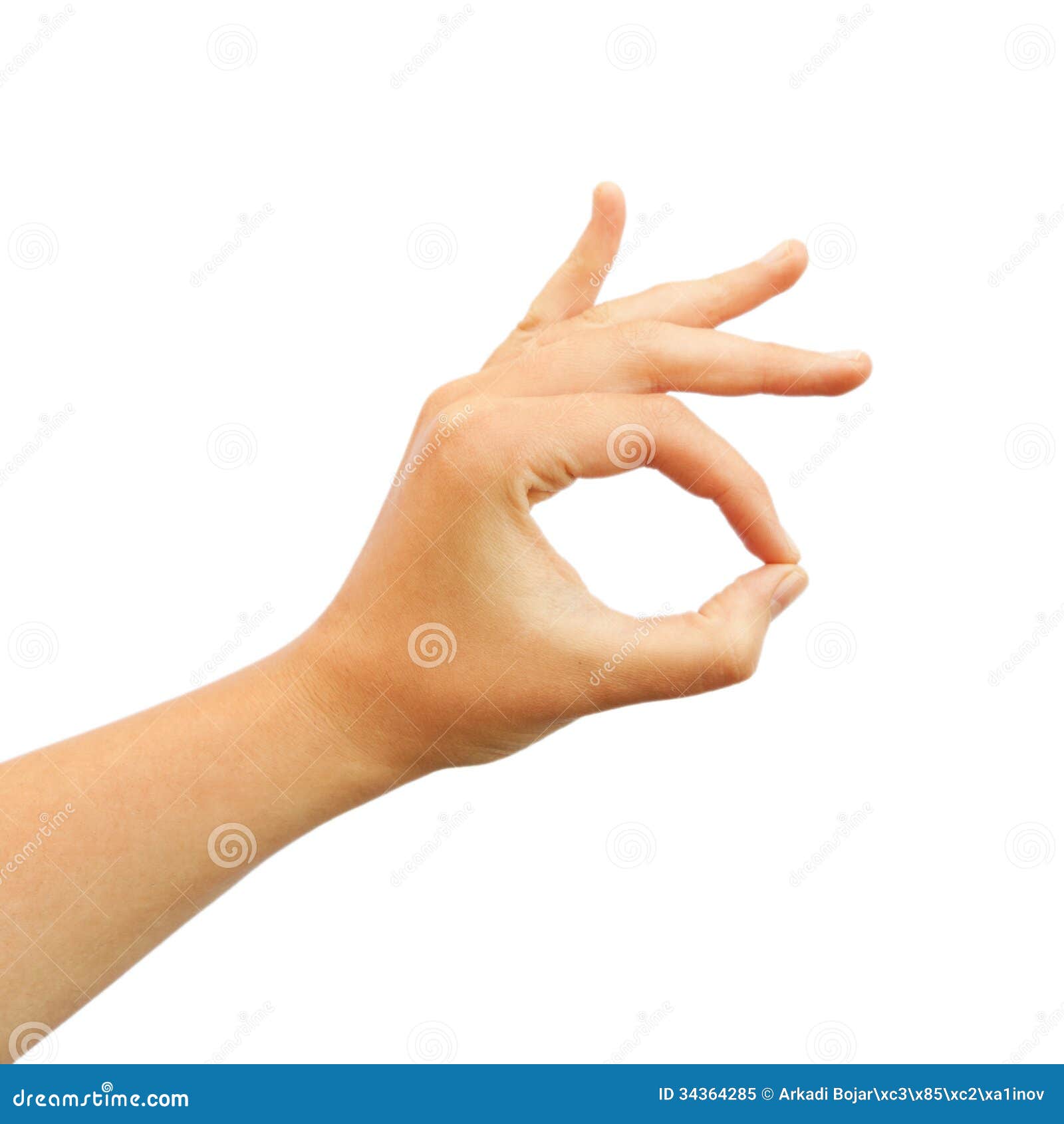 Ok hand symbol stock image. Image of signs, icons, isolated - 34364285