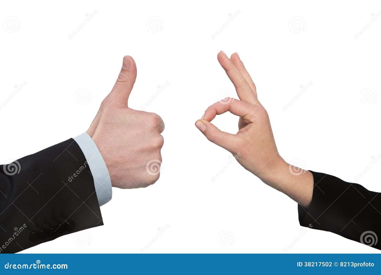 Ok ,hand with Thumb Up, Two Hands Stock Photo - Image of signal ...