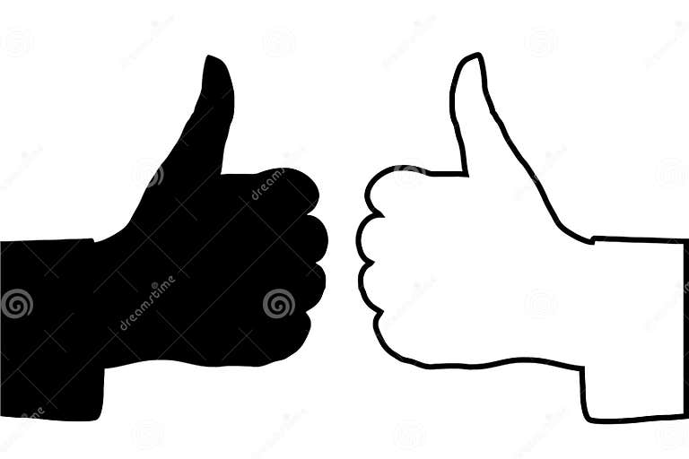 OK Hands, Black & White Stock Vector - Illustration of graphic ...
