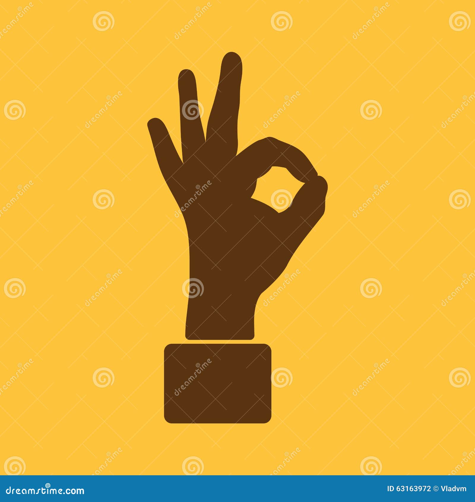 The OK icon. Okay symbol stock illustration. Illustration of good ...