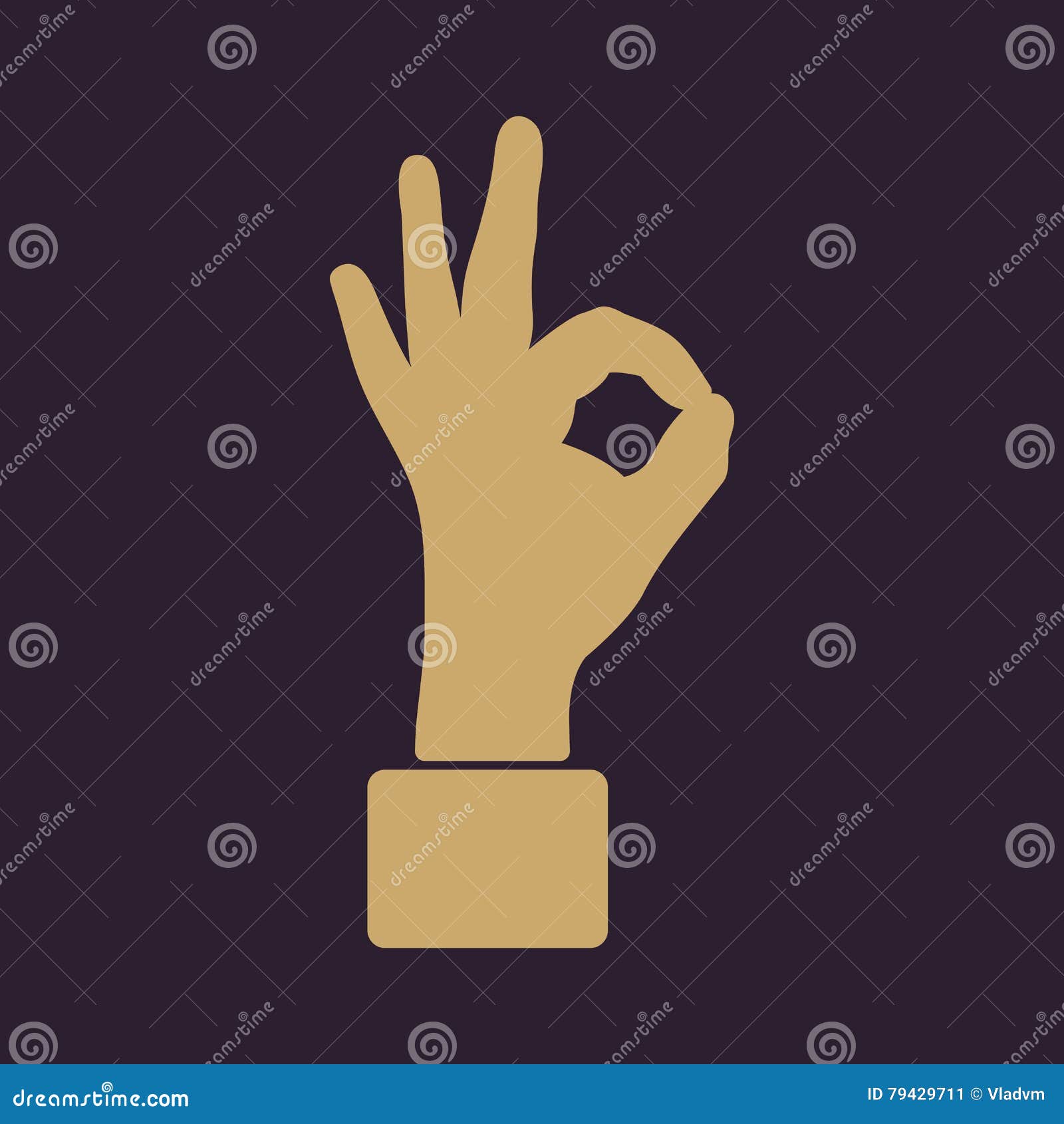 The OK icon. Okay symbol stock vector. Illustration of fine - 79429711