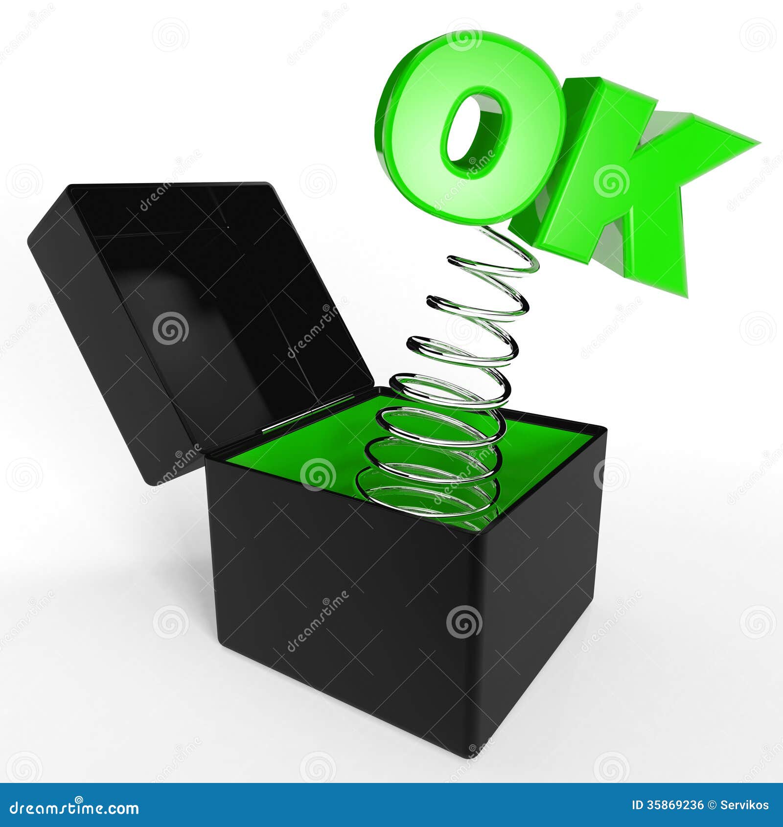 OK stock illustration. Illustration of congratulating - 35869236