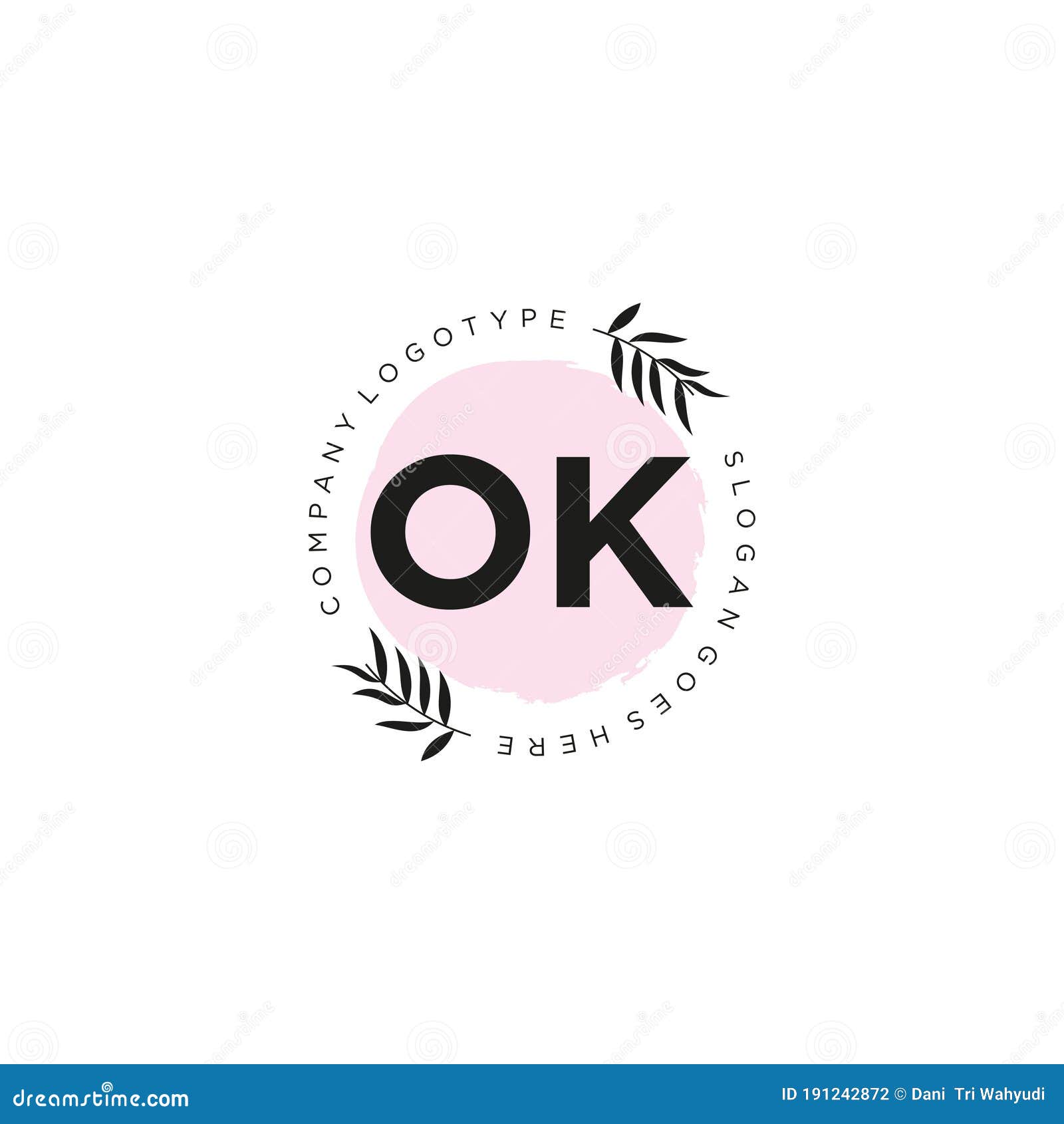 OK Letter Logo Icon Design Template Elements Stock Vector ...