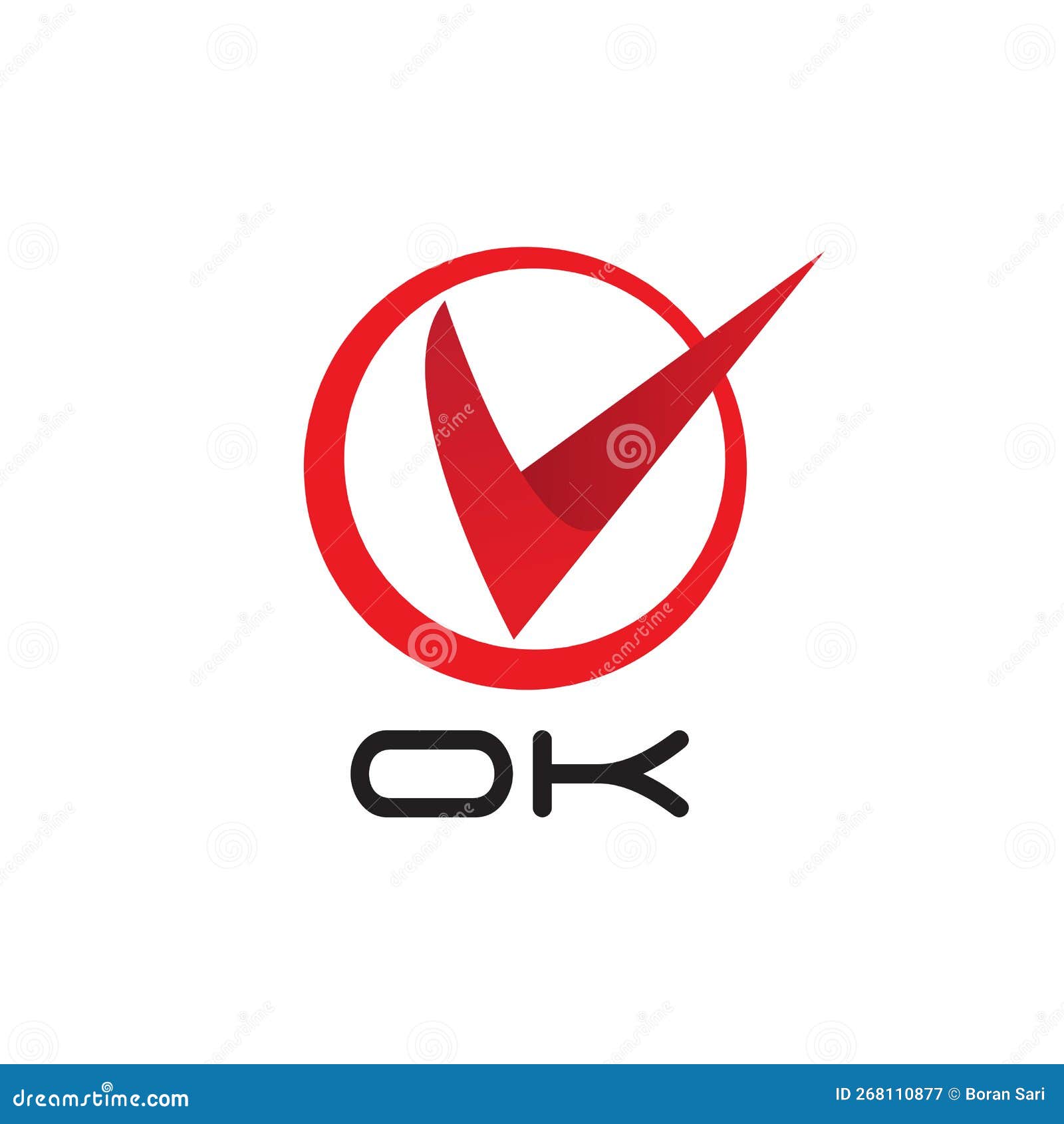Ok Logo Brand, Symbol, Design, Graphic, Minimalist.logo Stock Vector ...