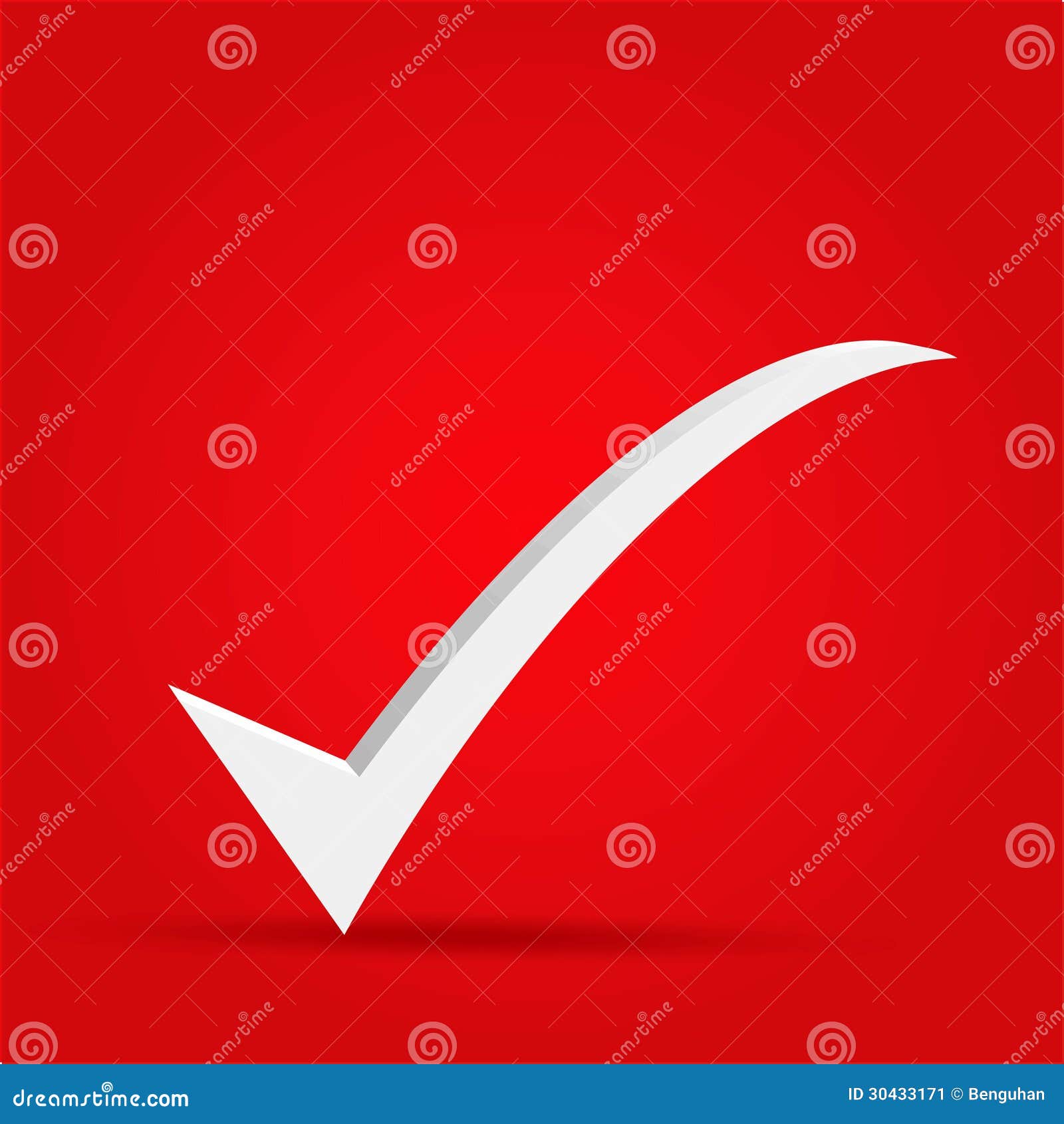 OK mark icon on on red stock illustration. Illustration of black - 30433171