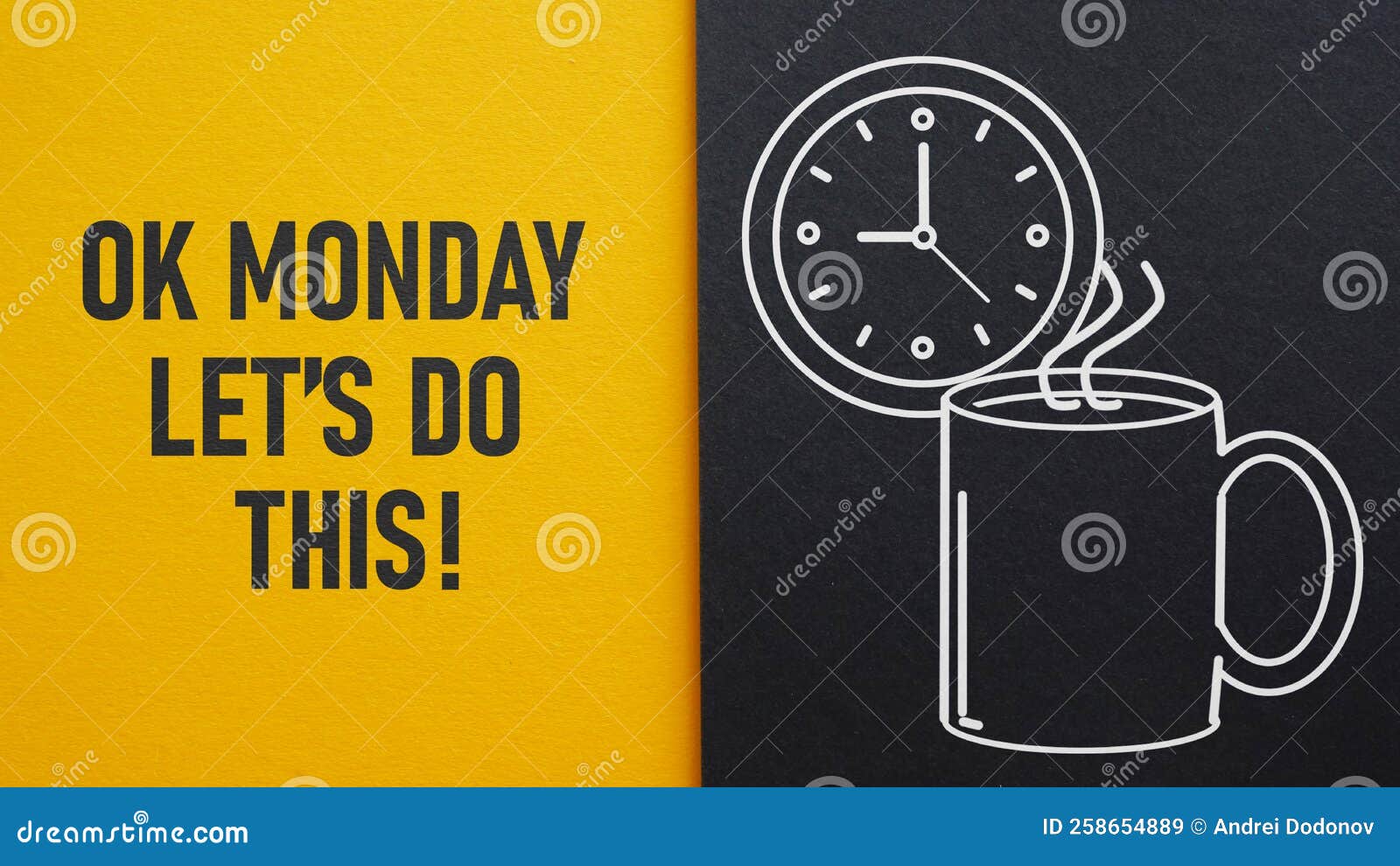 Ok Monday Lets Do this is Shown Using the Text Stock Image - Image of ...