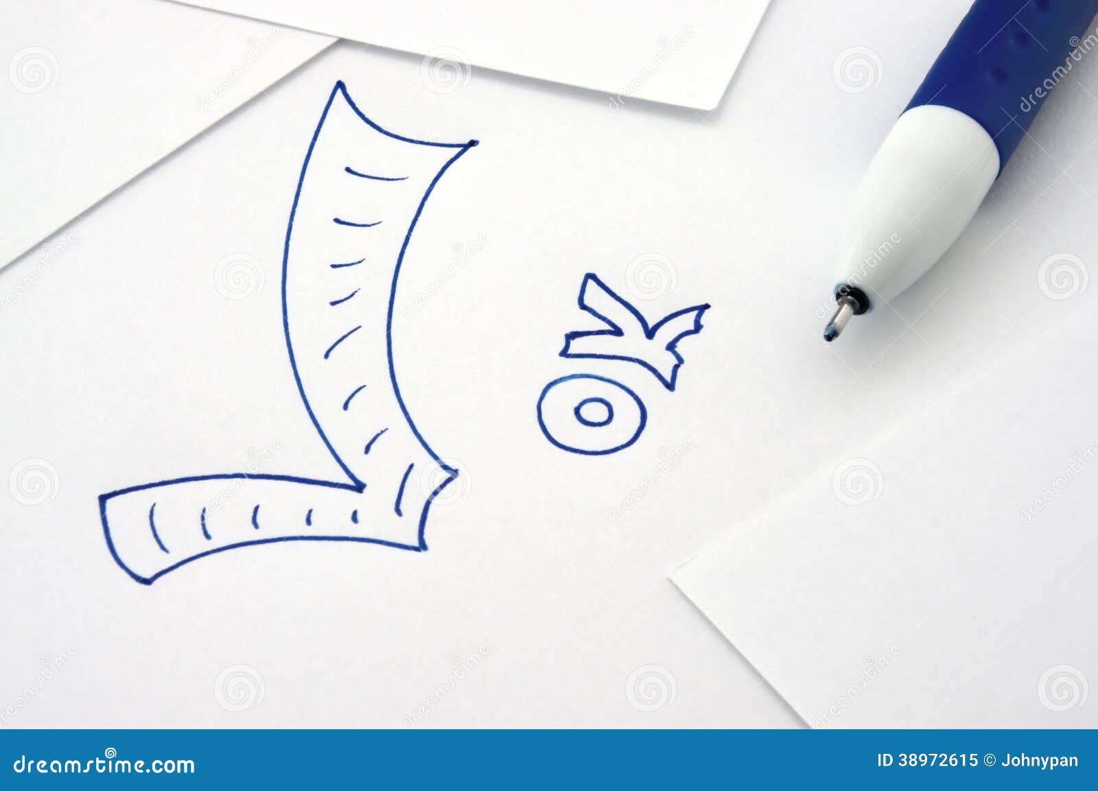 Ok stock image. Image of business, manuscript, success - 38972615