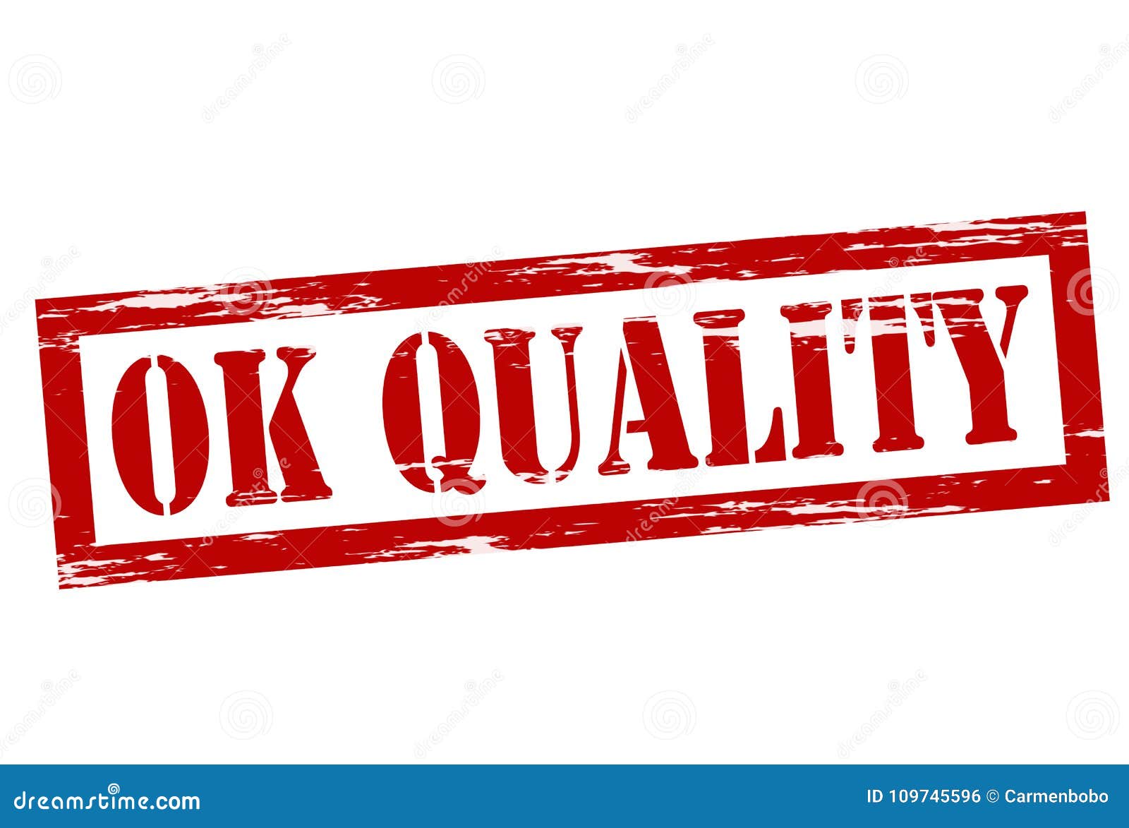 Ok quality stock illustration. Illustration of quality - 109745596