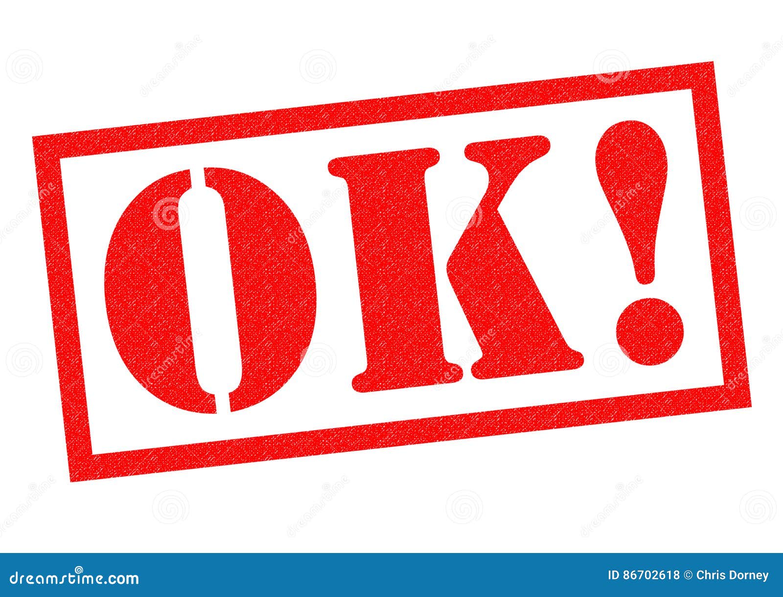 OK! Rubber Stamp stock photo. Image of stamp, agreeable - 86702618