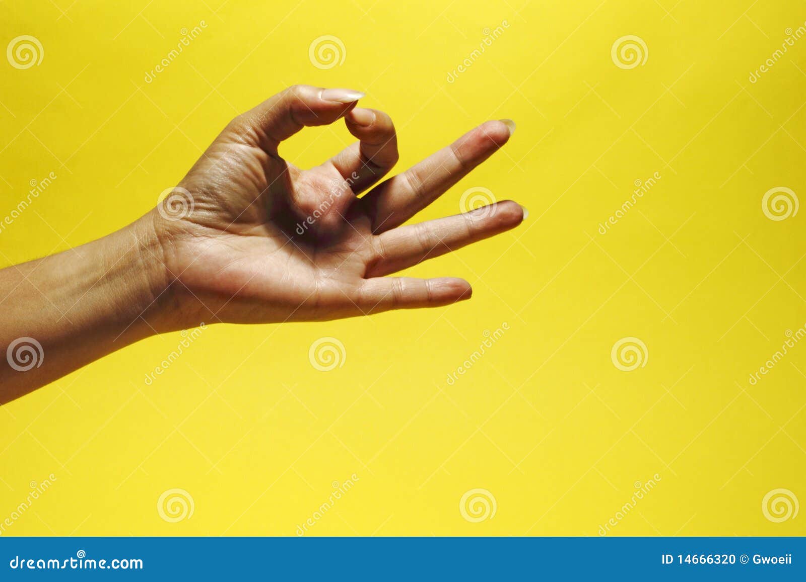 OK sign. stock photo. Image of finger, help, fine, success - 14666320