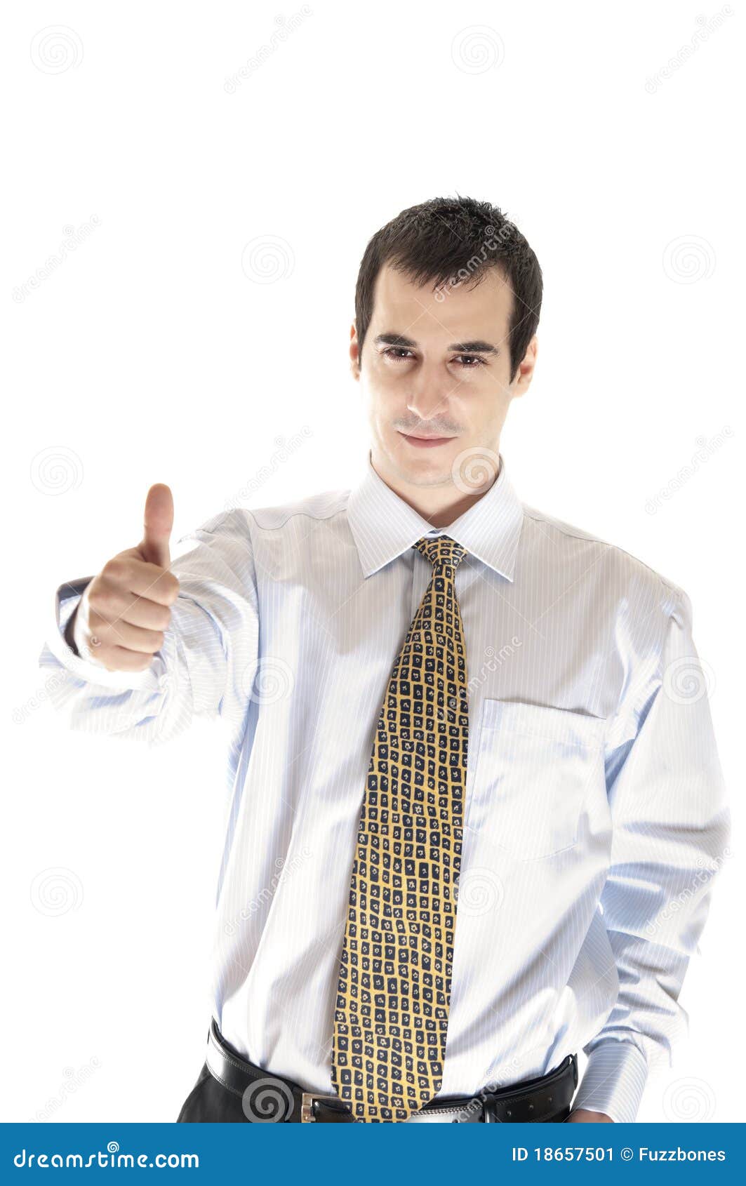 Ok sign stock image. Image of formal, boss, portrait - 18657501