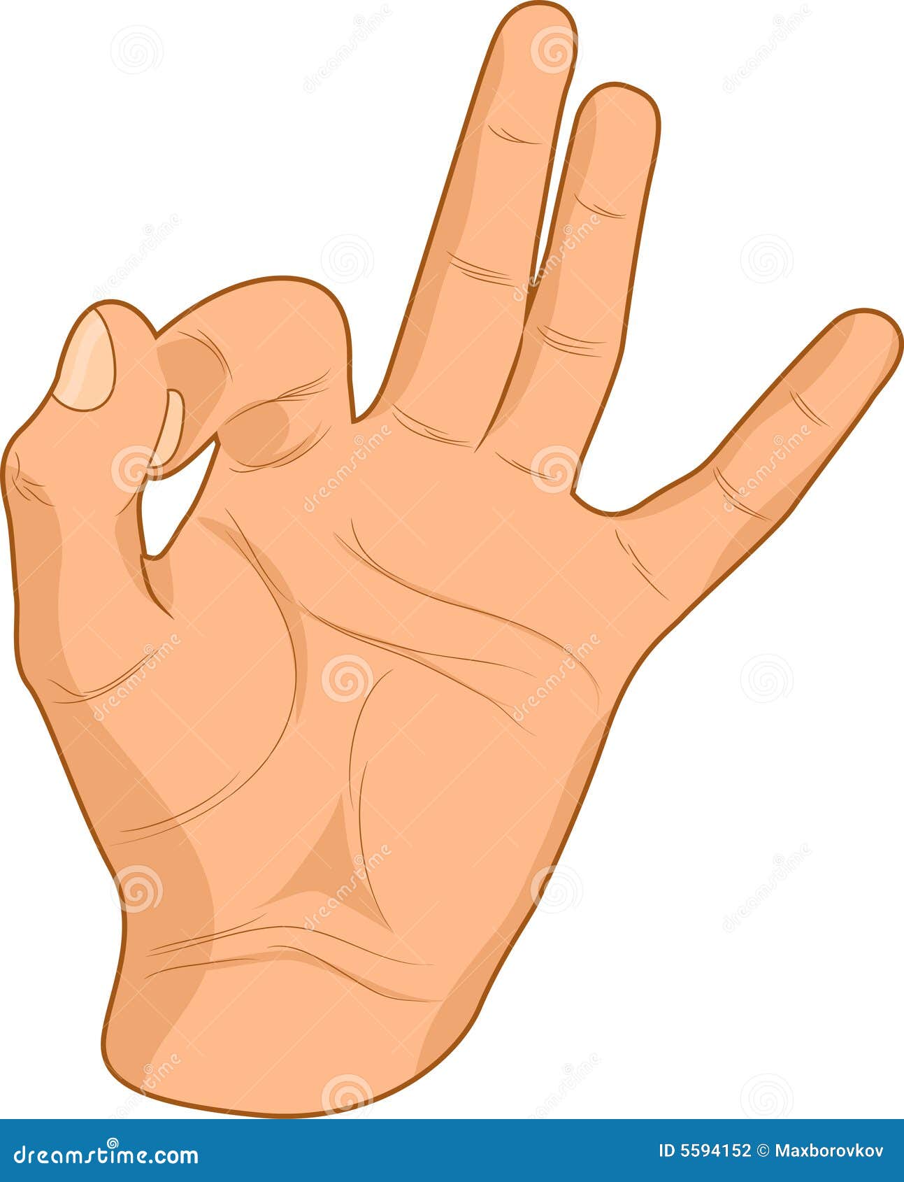 OK sign. stock vector. Illustration of simplicity, concepts - 5594152