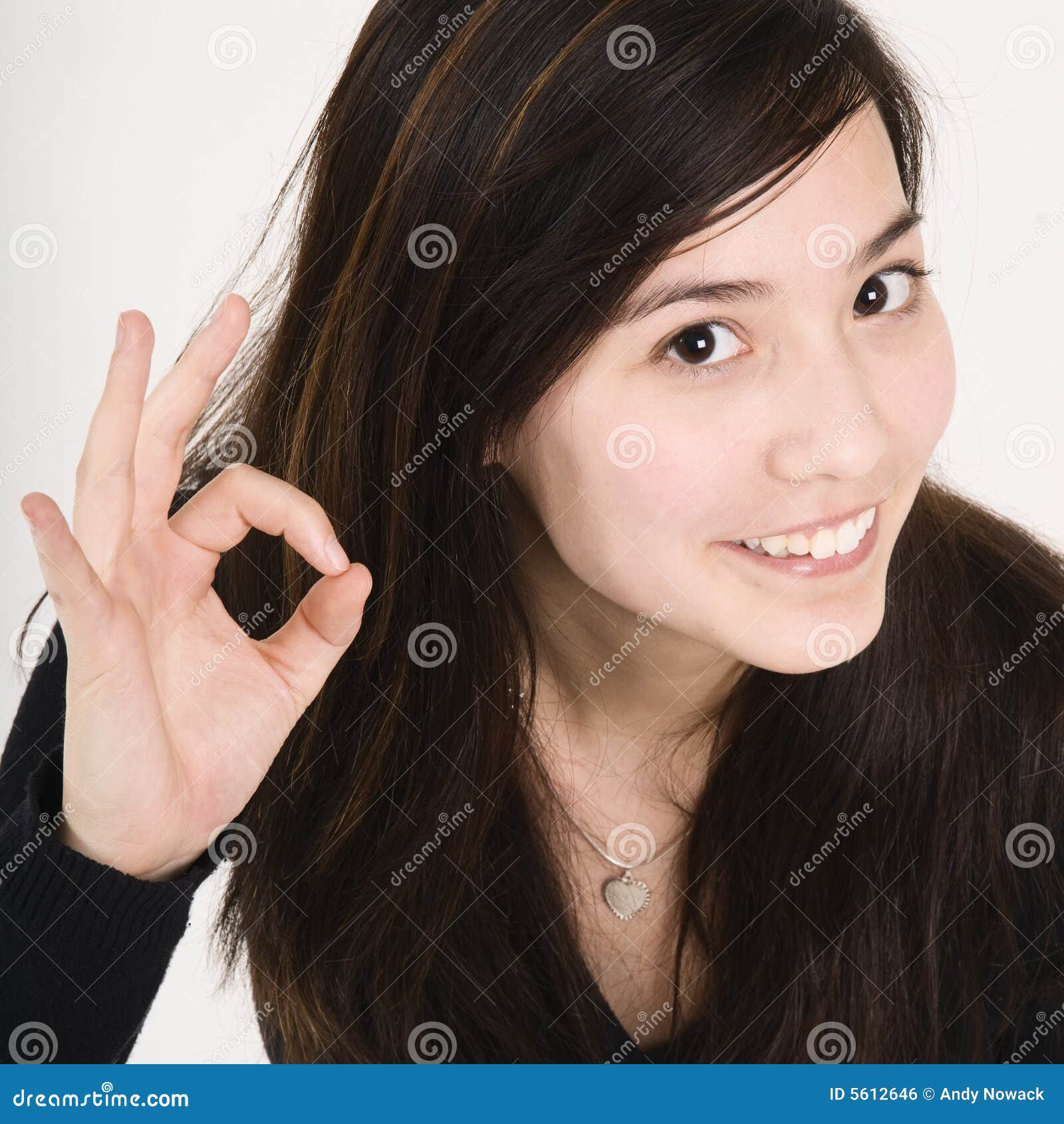 The ok sign stock photo. Image of looking, positivity - 5612646