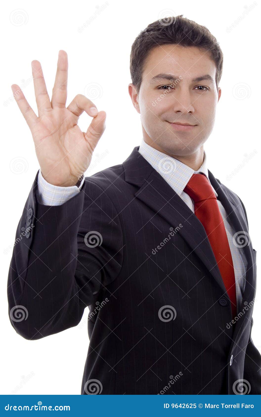 Ok sign stock image. Image of sign, modern, arms, blue - 9642625