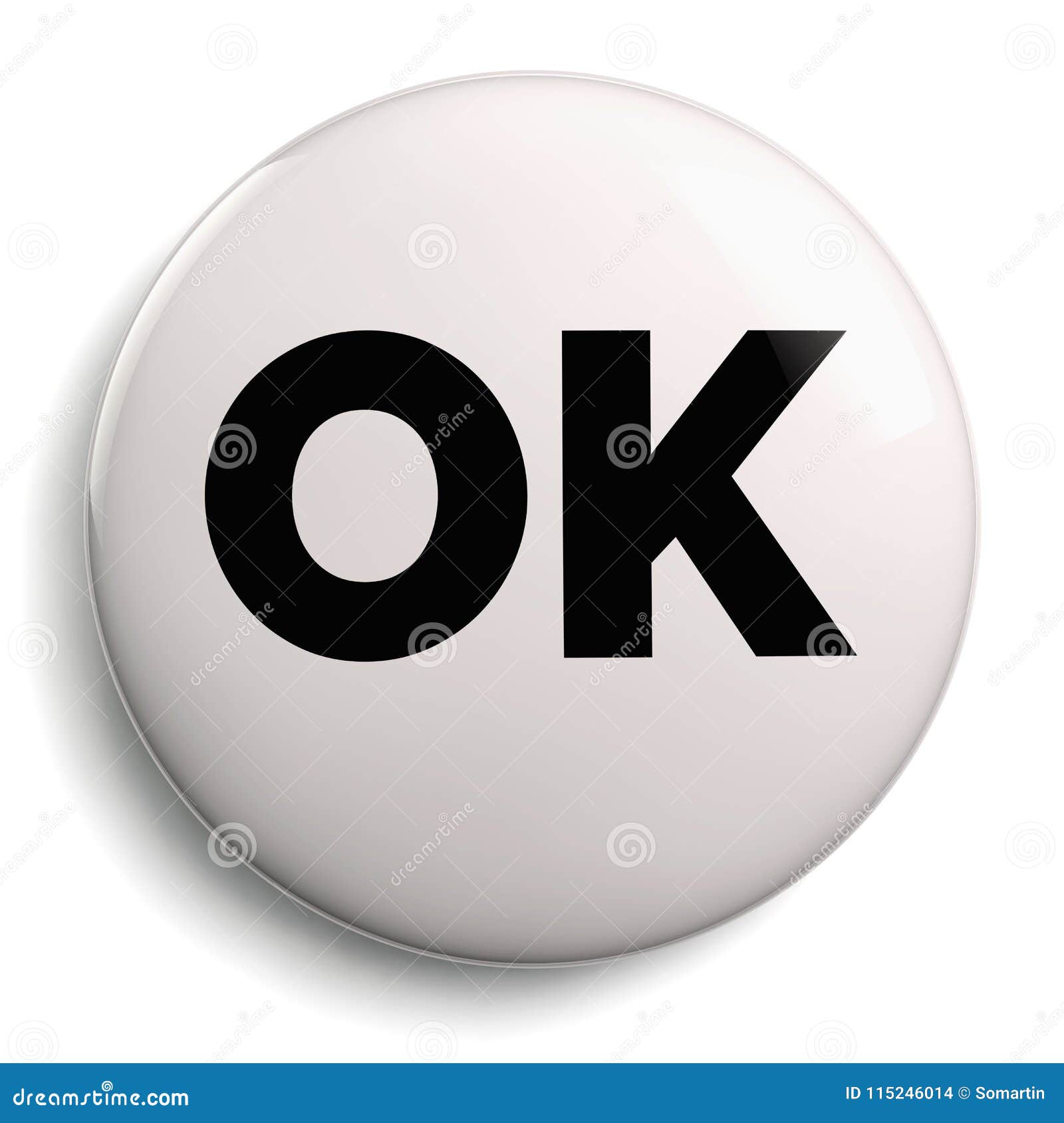 OK Black White Icon Symbol Graphic Stock Illustration - Illustration of ...