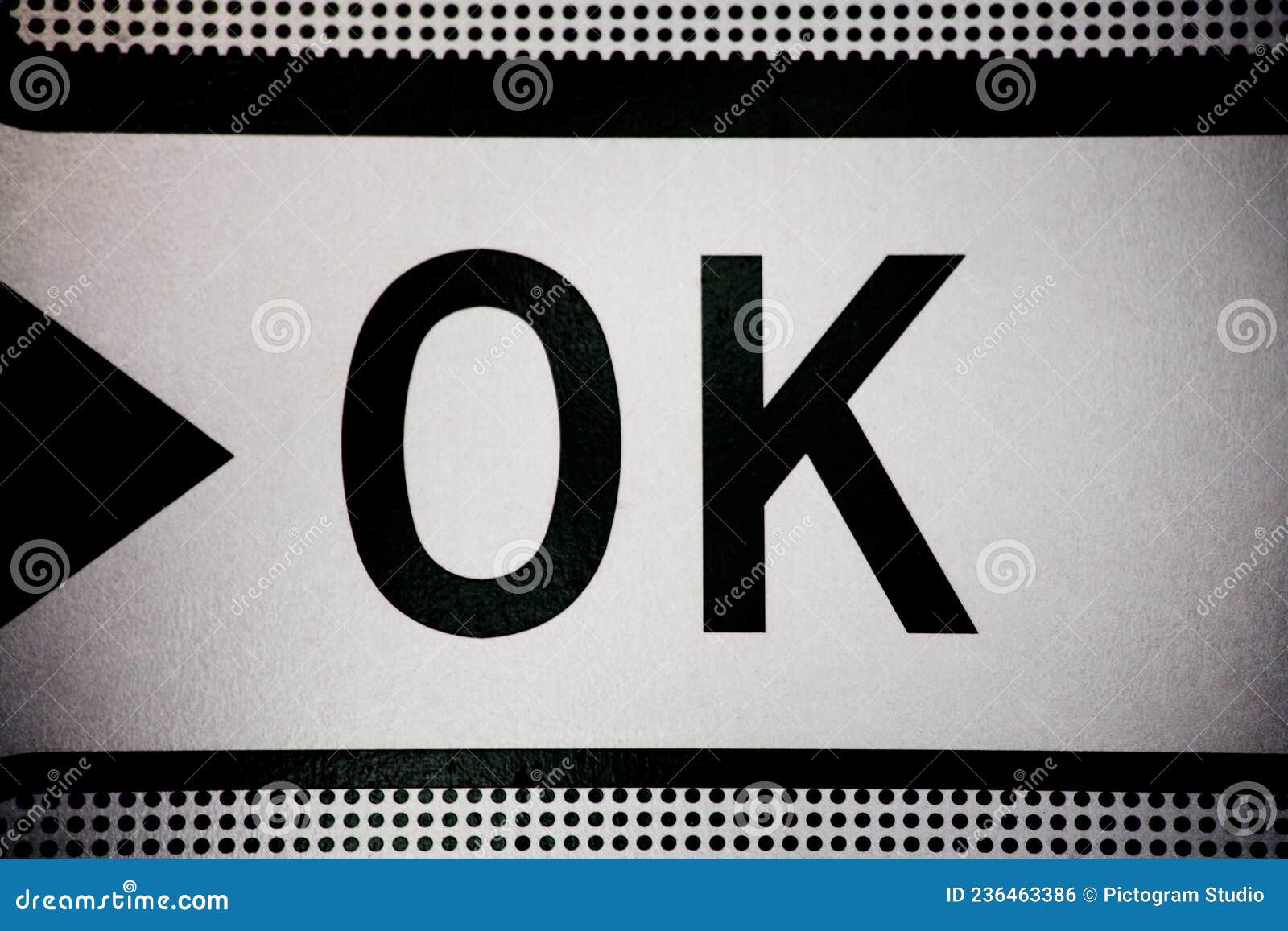OK Sign, Close-up, Full Frame Background Stock Photo - Image of correct ...