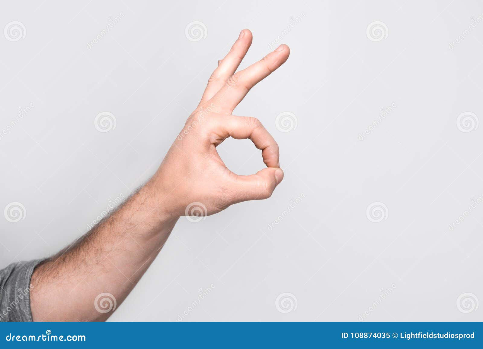 Ok sign stock image. Image of young, alone, partial - 108874035