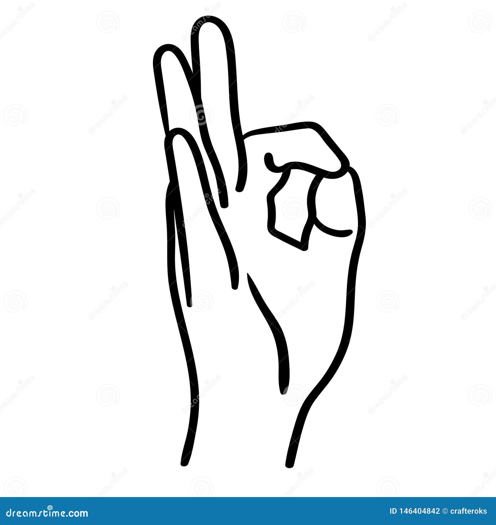 Ok Sign Vector Eps Illustration by Crafteroks Stock Vector ...